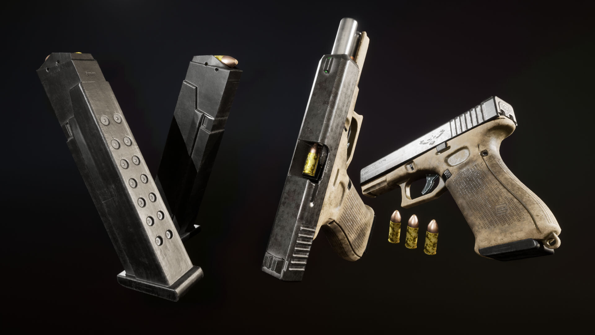 ArtStation - Glock 19 Realistic High Resolution Model