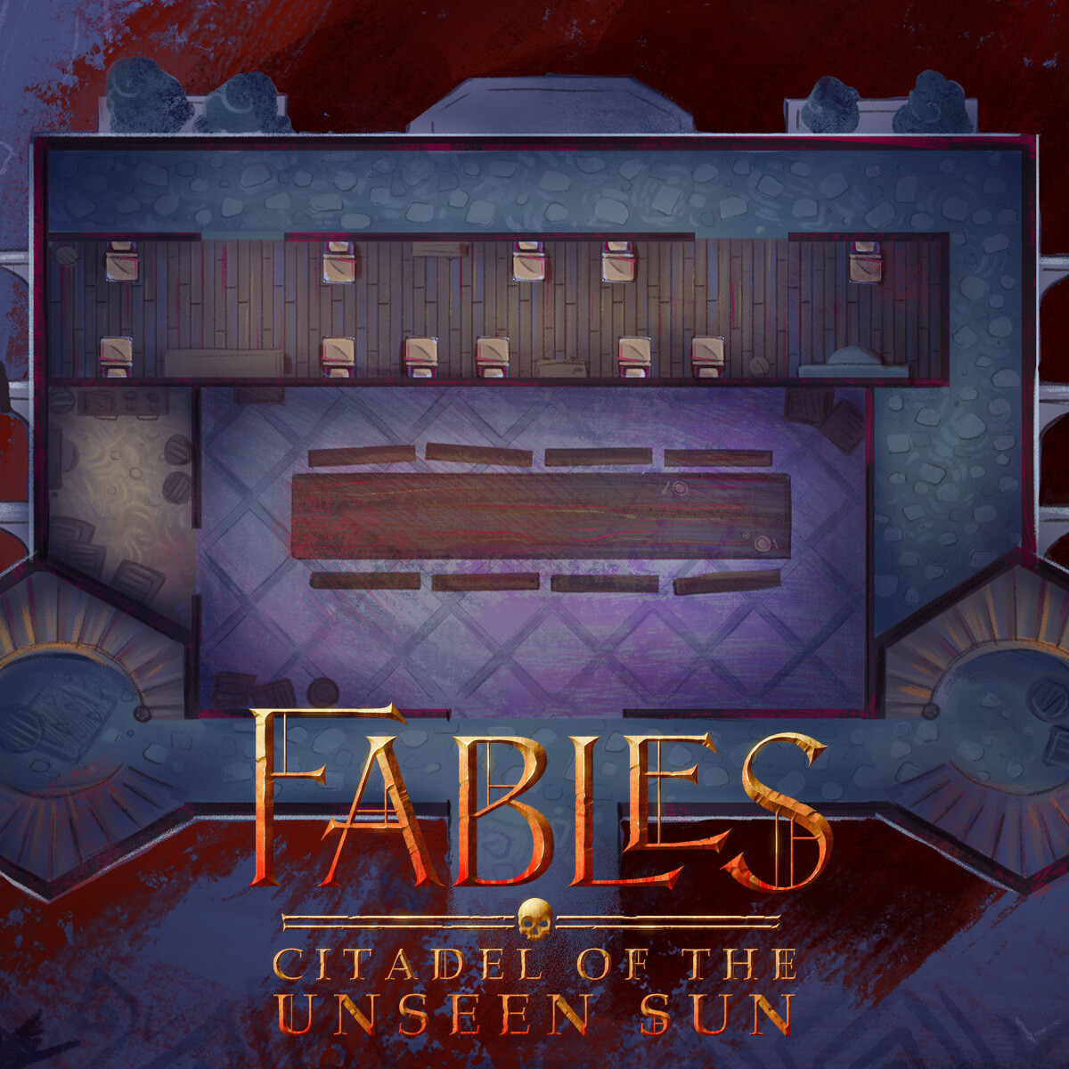 ArtStation - Dawn Keep / Map- Fables: Citadel of the Unseen Sun