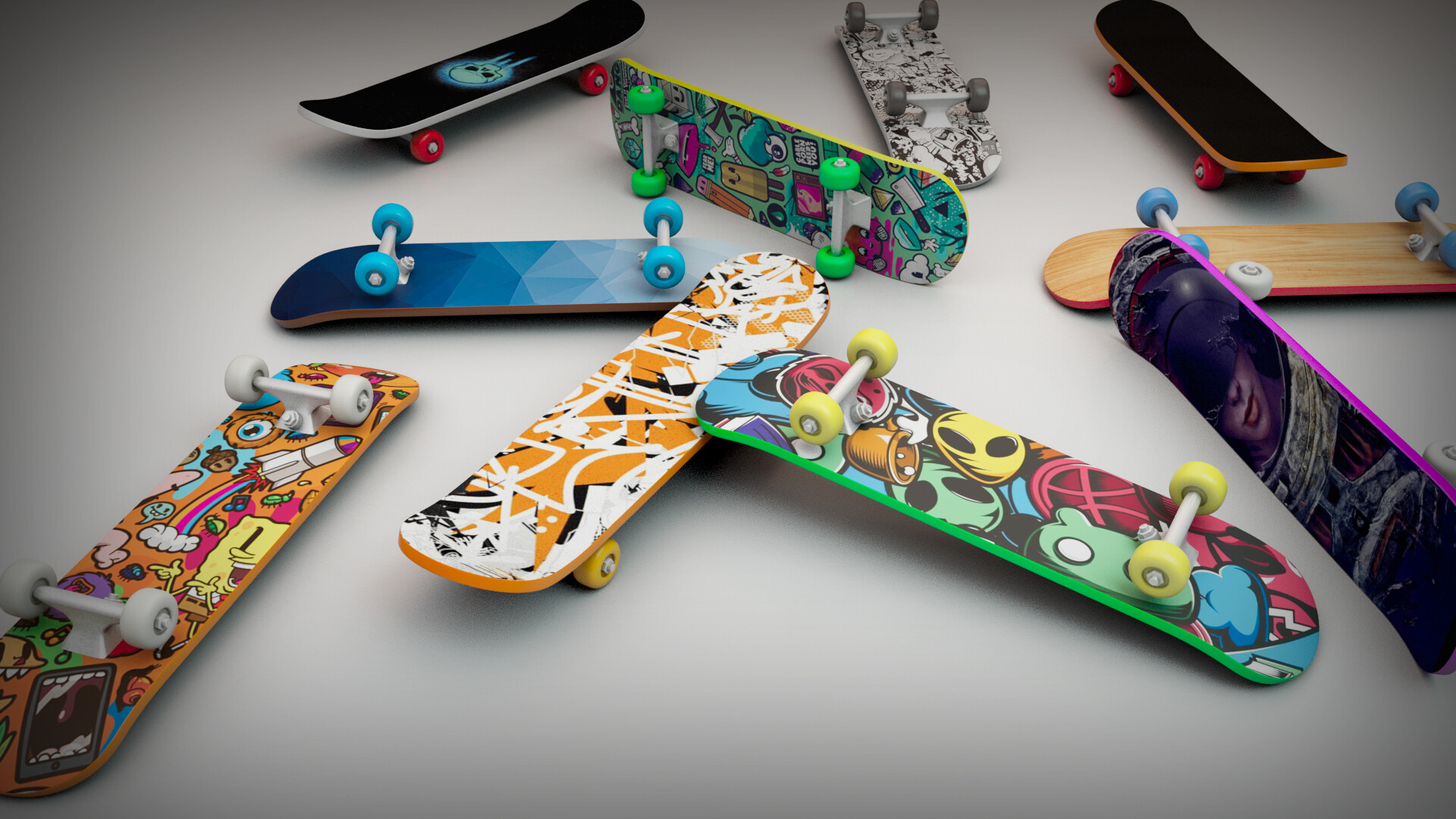 ArtStation - Finger Skateboards