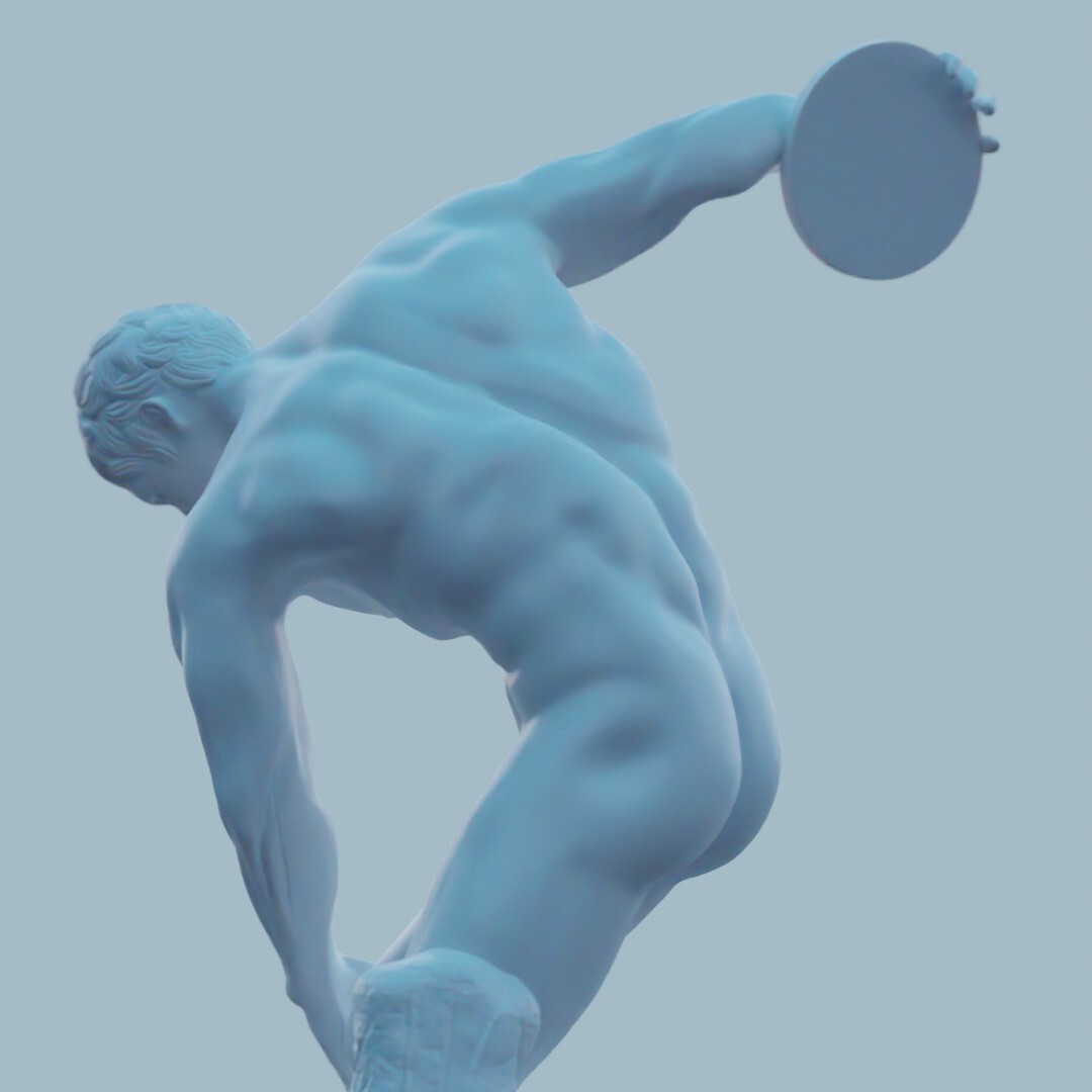 ArtStation - The Discobolus of Myron
