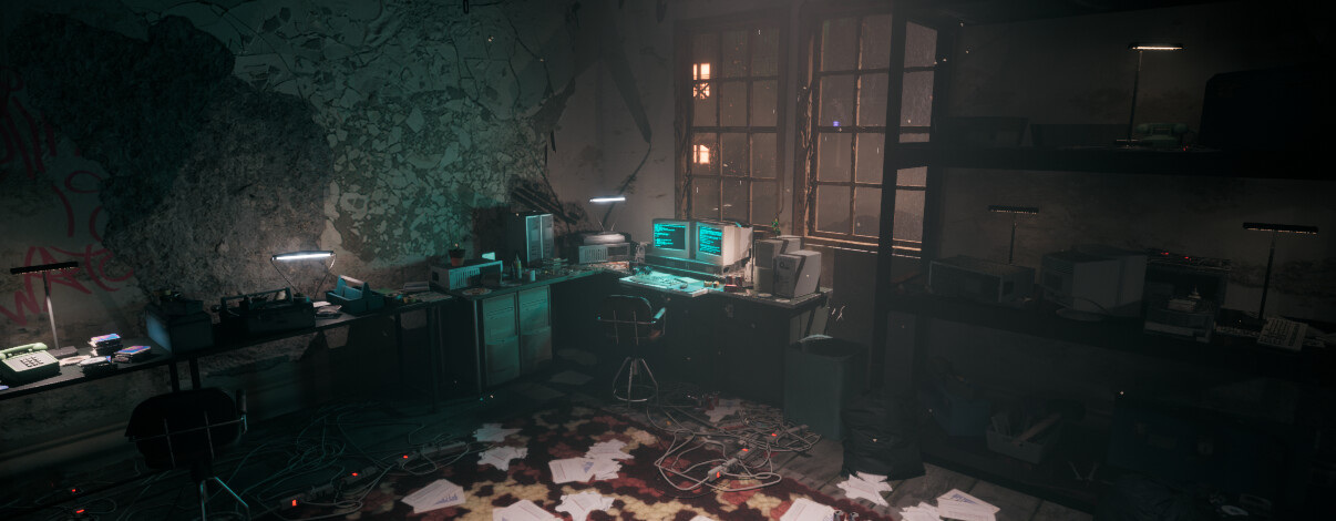 ArtStation - Hacker's Room