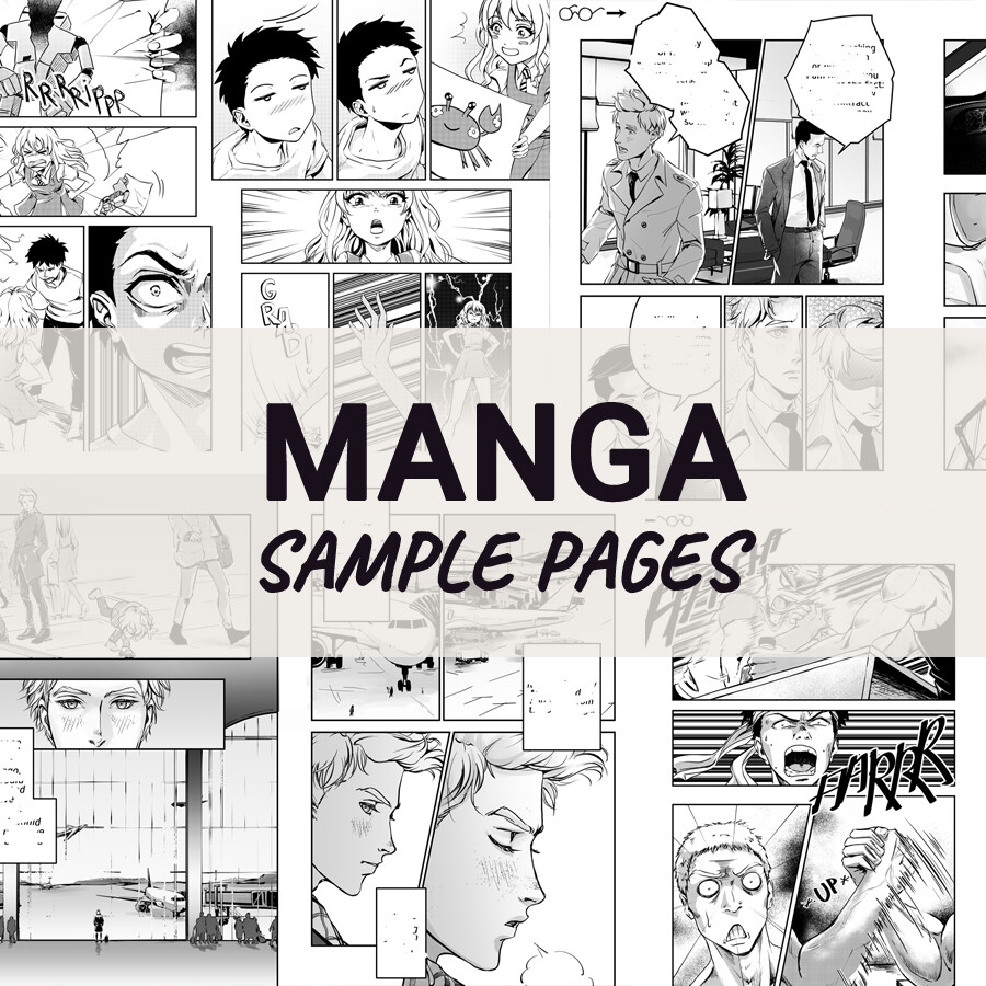 ArtStation - Manga Page Samples
