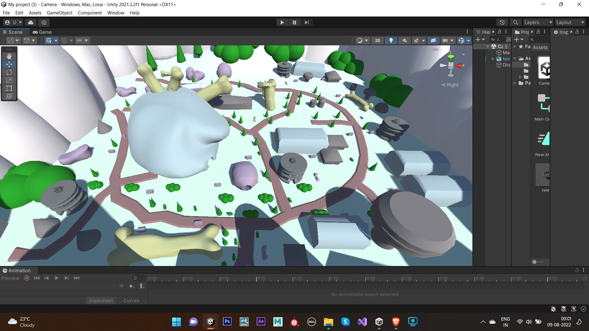 ArtStation - #Blockout #unity #gamedesign #blender