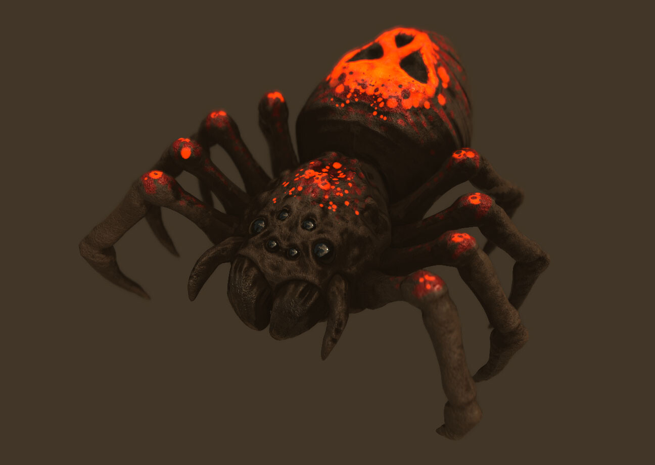 ArtStation - Spider 3D model