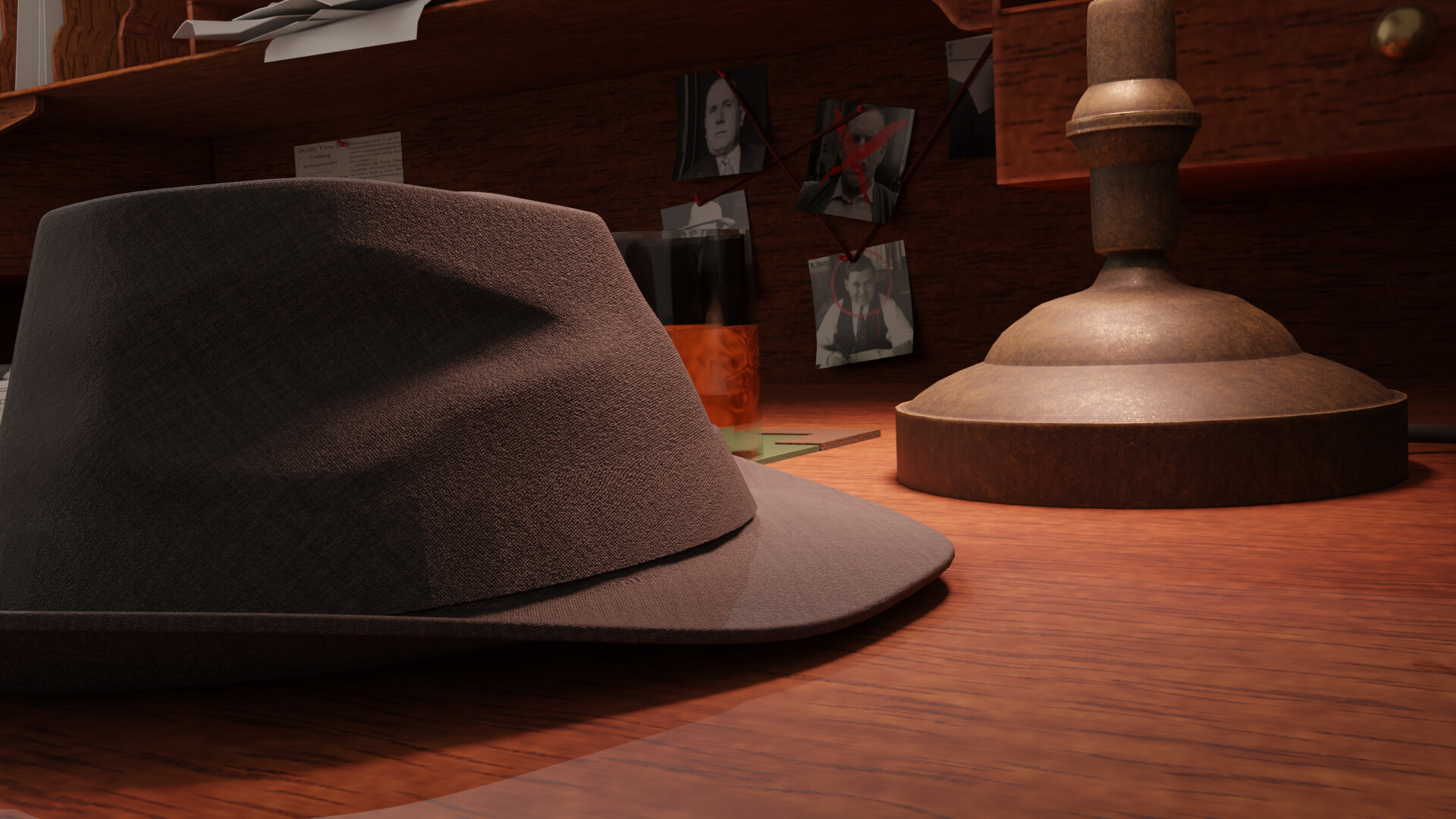 ArtStation - Detective Desk