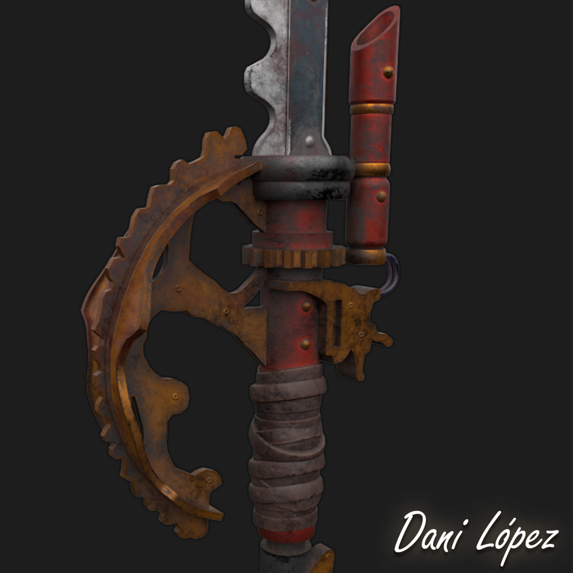 ArtStation - Steampunk Sword