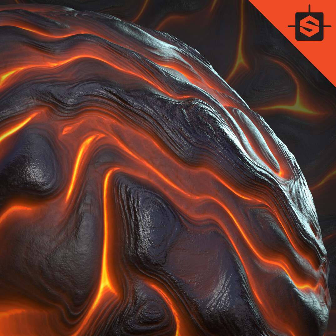 ArtStation - Lava Material
