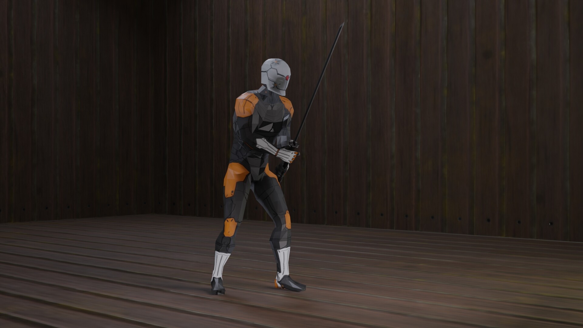 ArtStation - Run, jump and attack animation sample