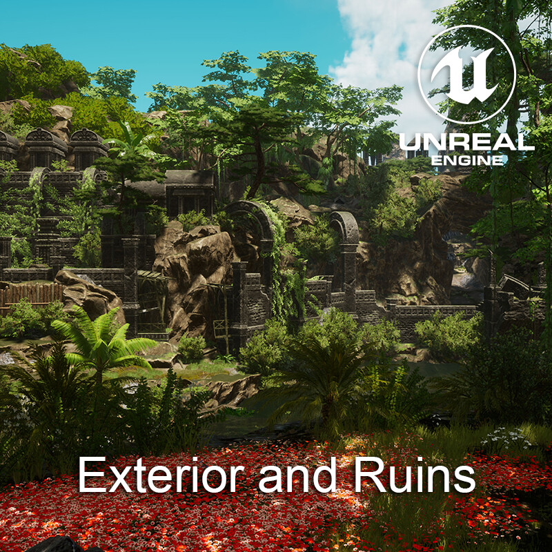 ArtStation - Exterior and ruins | Level Art | Unreal Engine