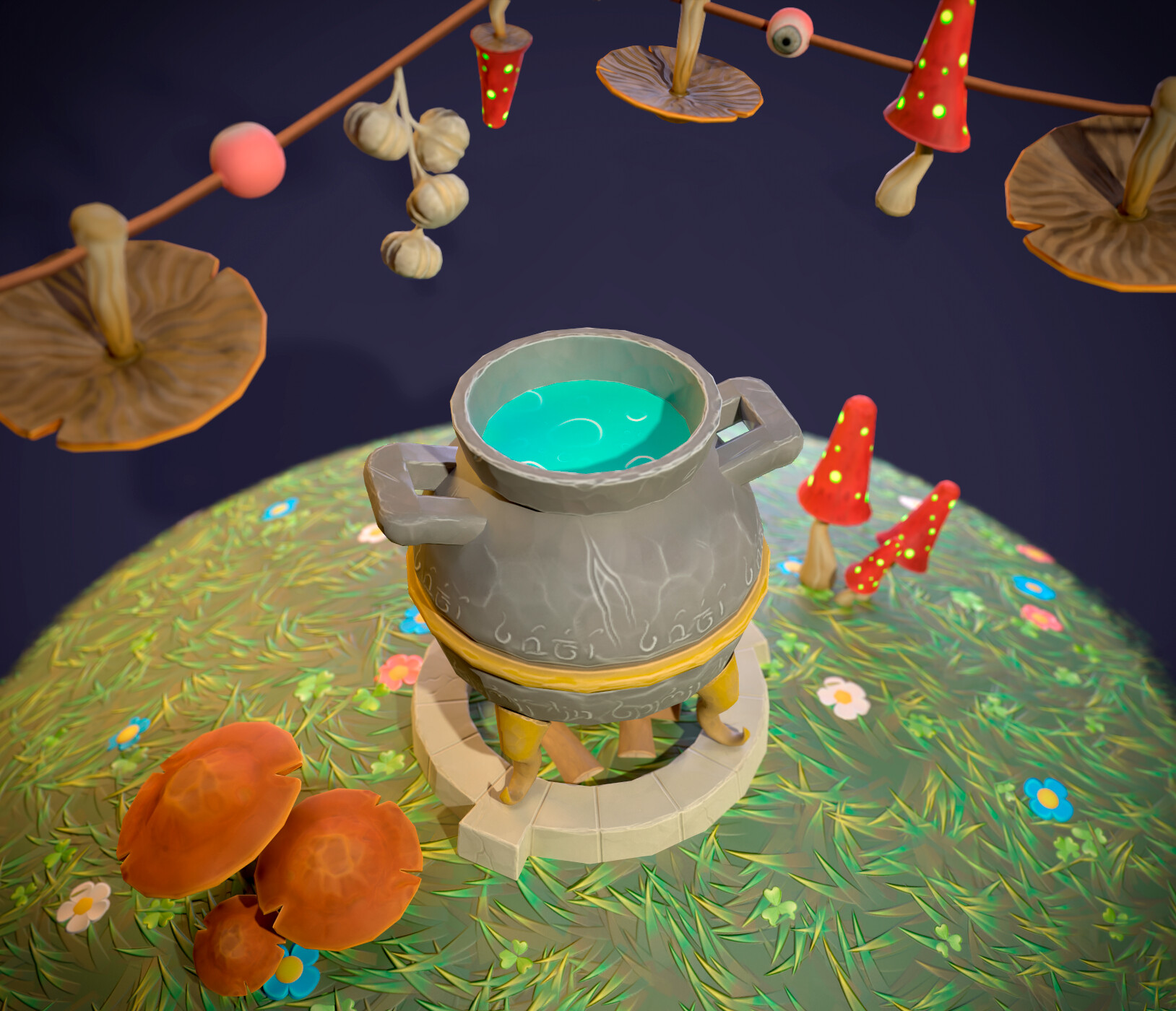 ArtStation - Stylized glade