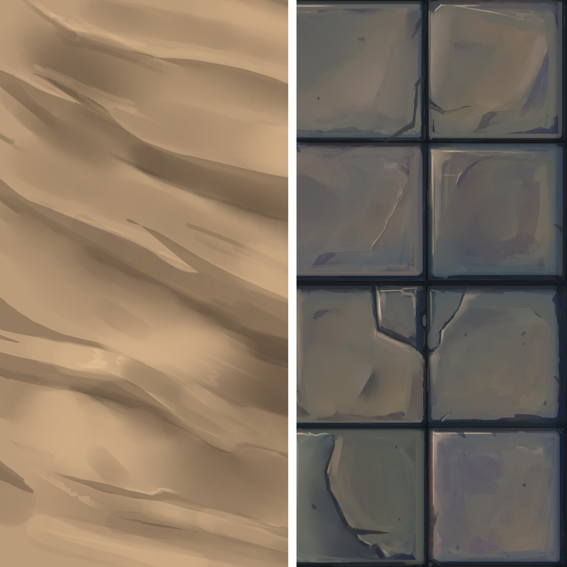 ArtStation - Tileable handpainted texture