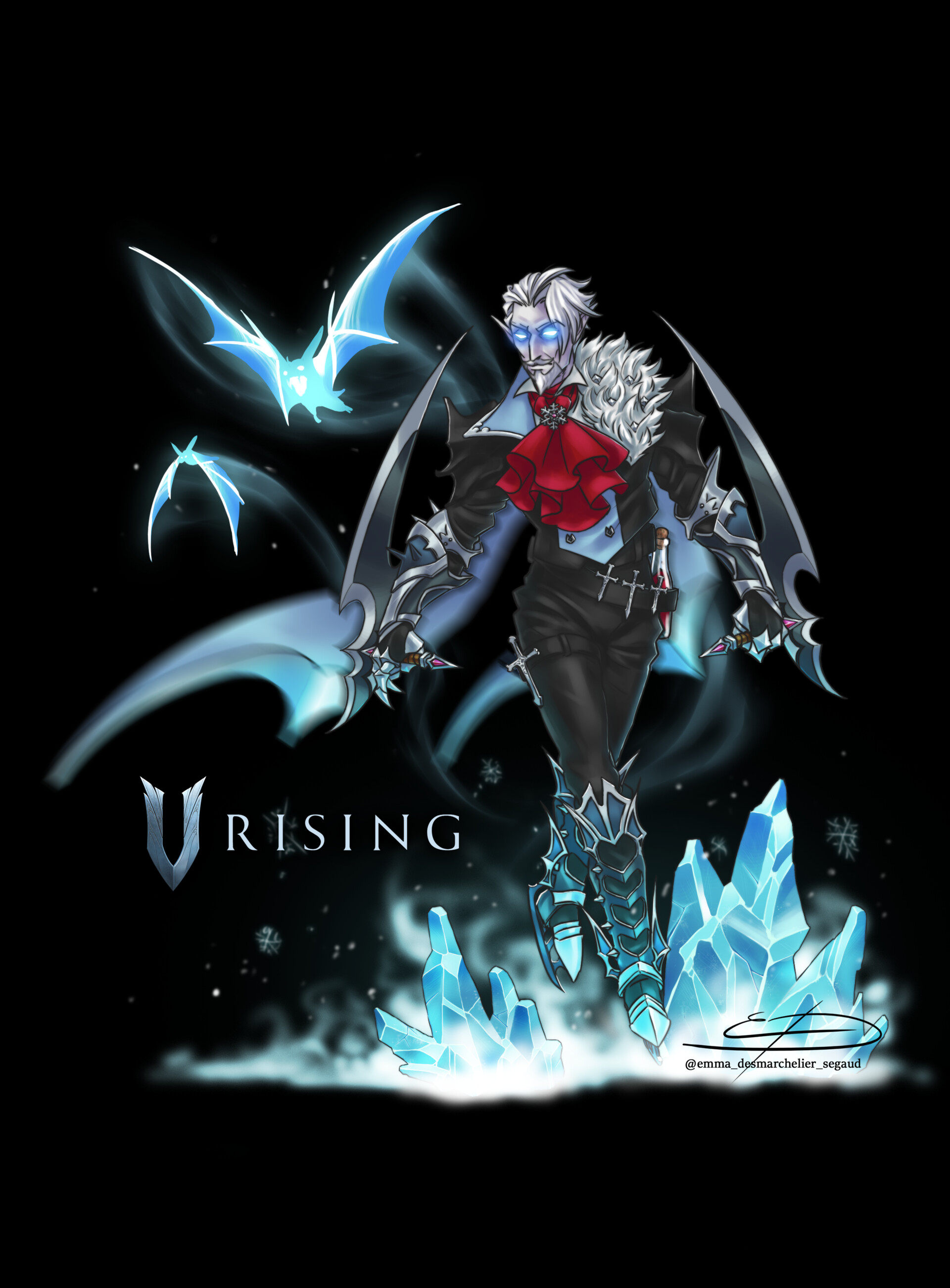 ArtStation - V Rising Fan art - Frost Breath