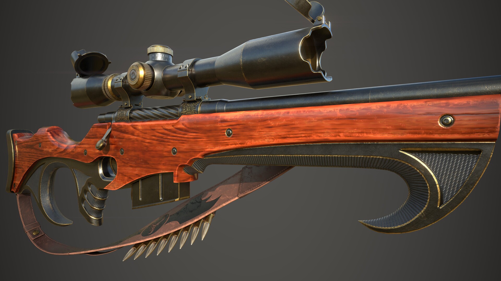 ArtStation - Elegant Sniper Rifle