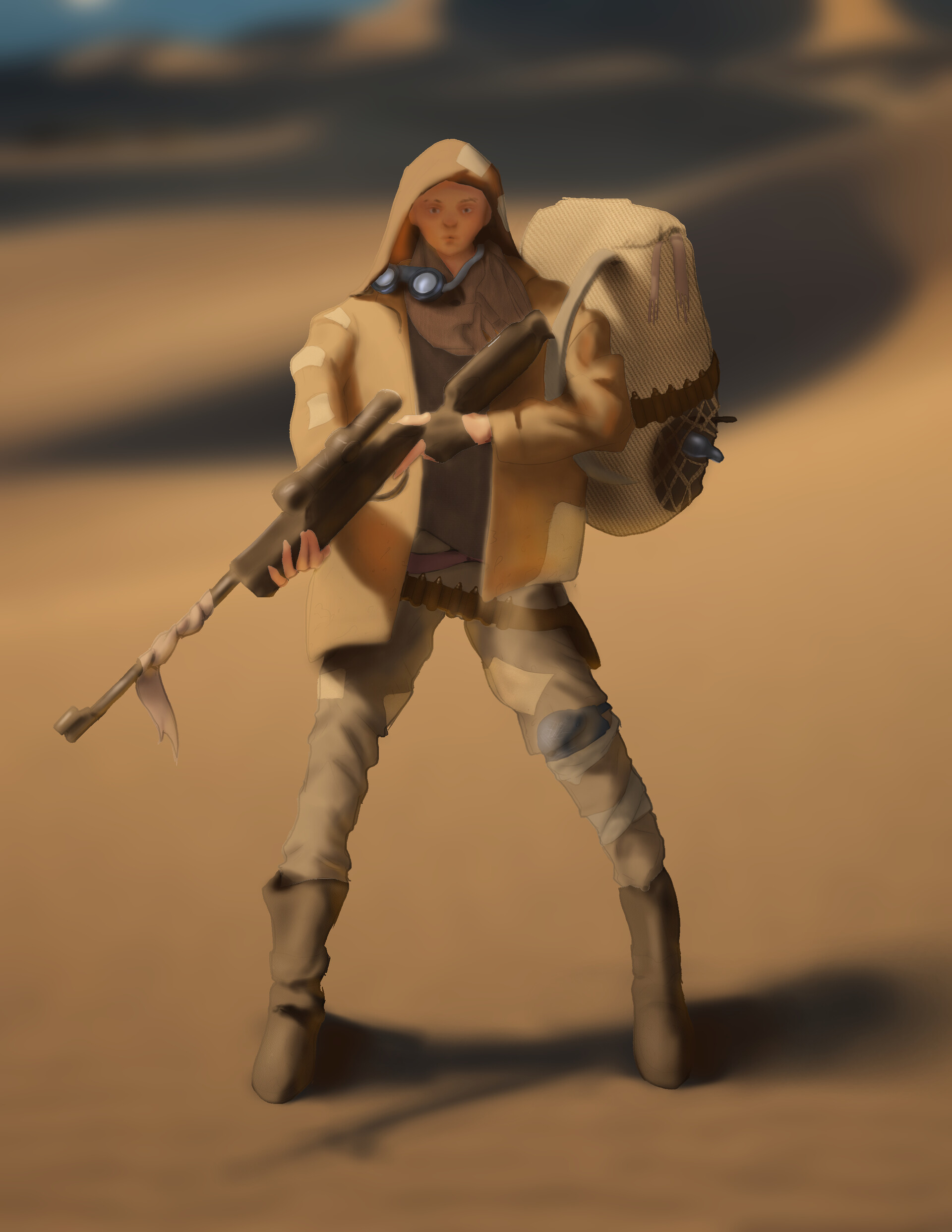 ArtStation - Scavenger Girl