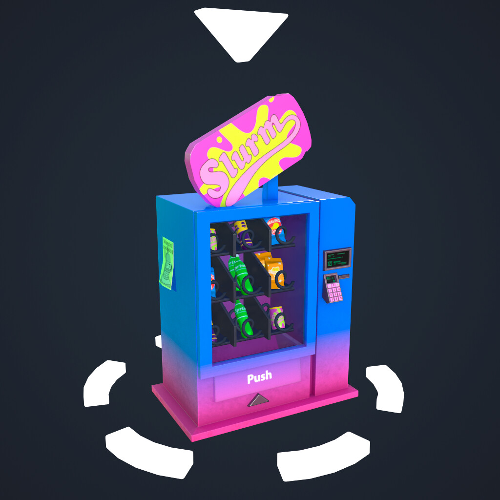 ArtStation - vending machine
