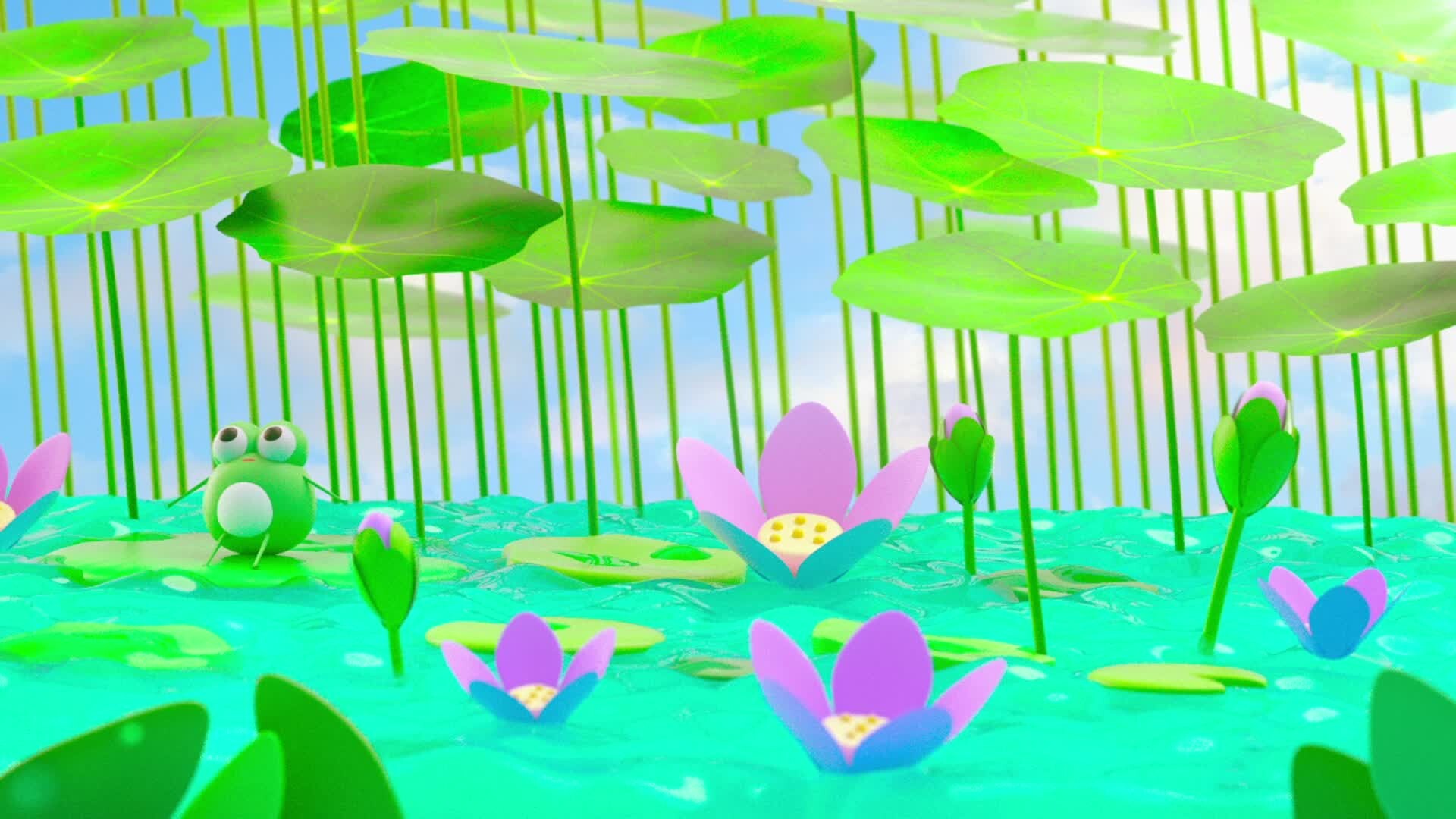 ArtStation - lotus pond