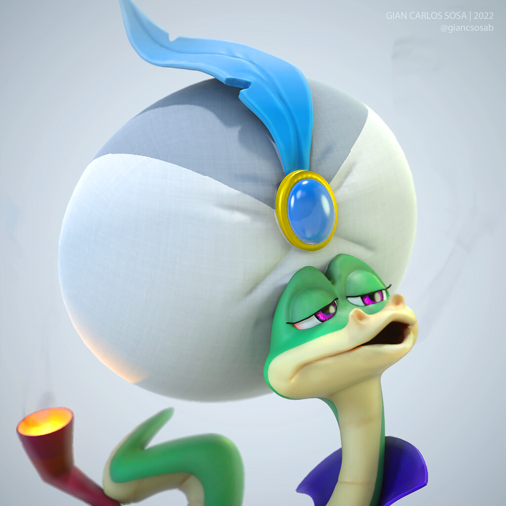 ArtStation - Stylized Snake