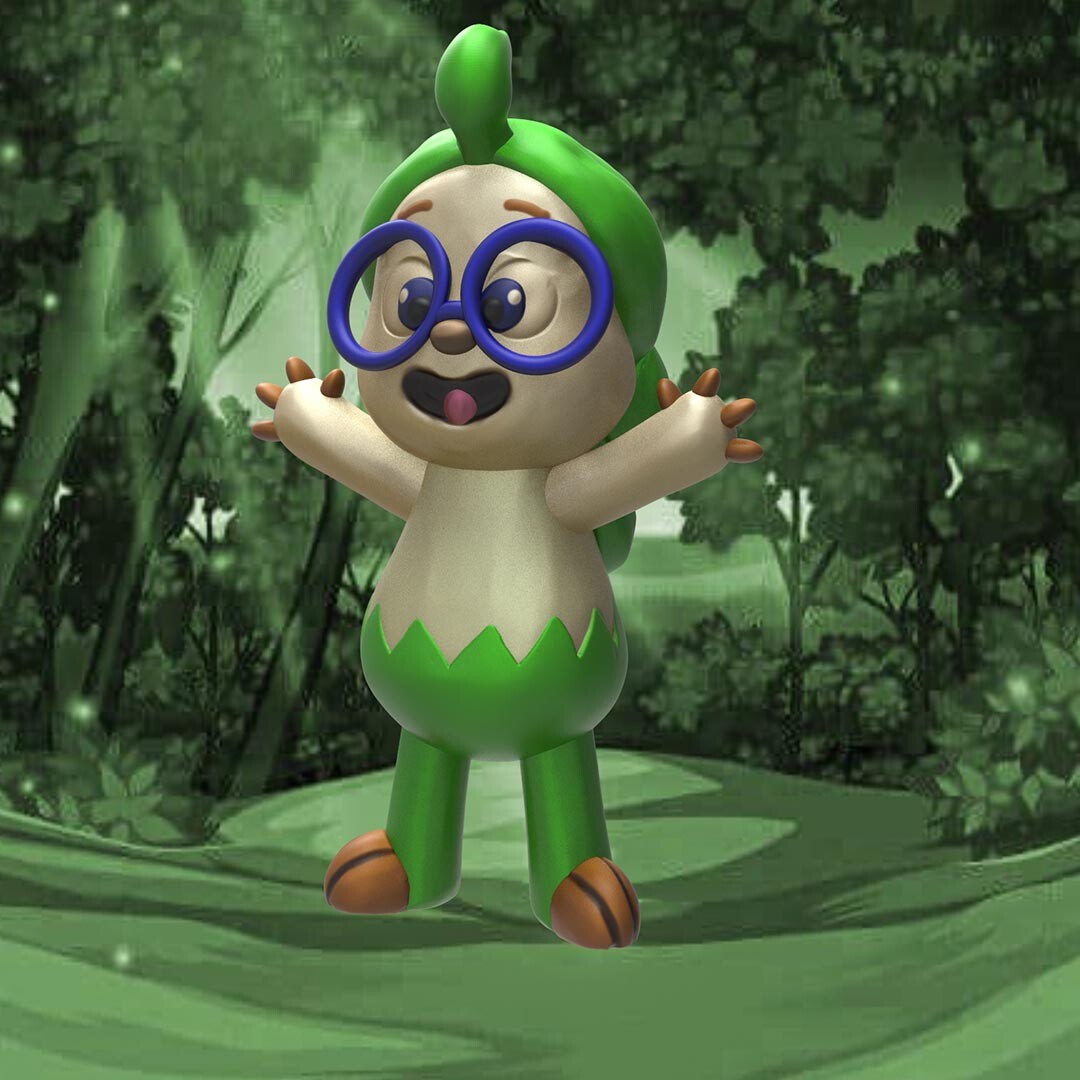 ArtStation - Green cartoon