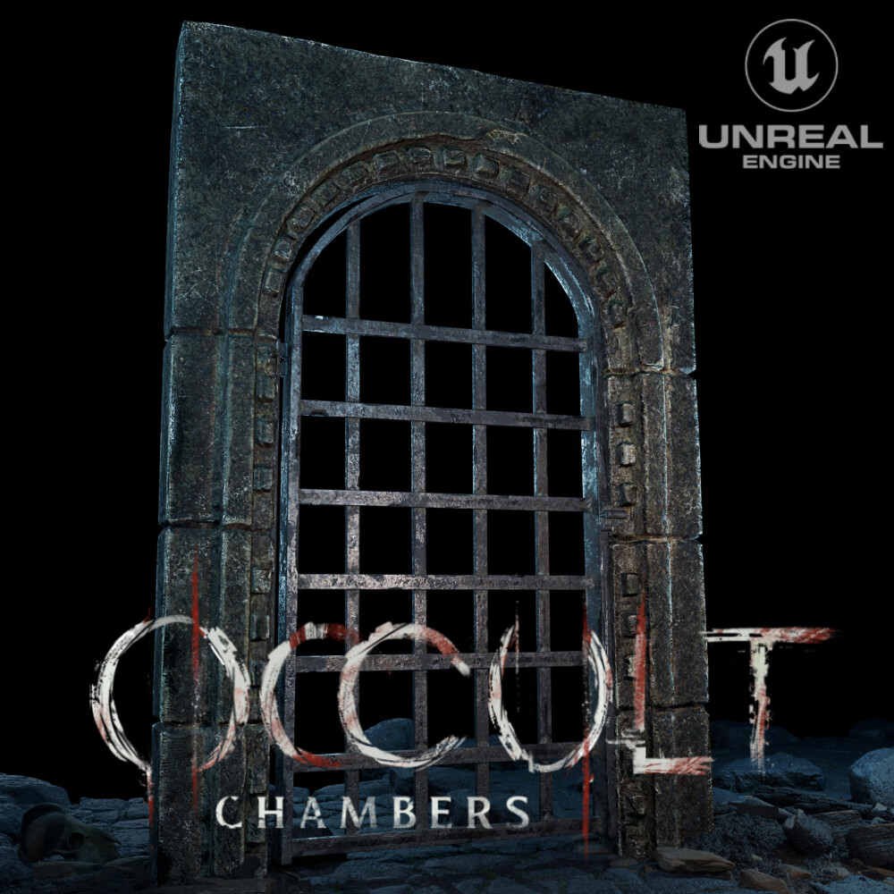 ArtStation - Occult Chambers - karagrha - jail Door