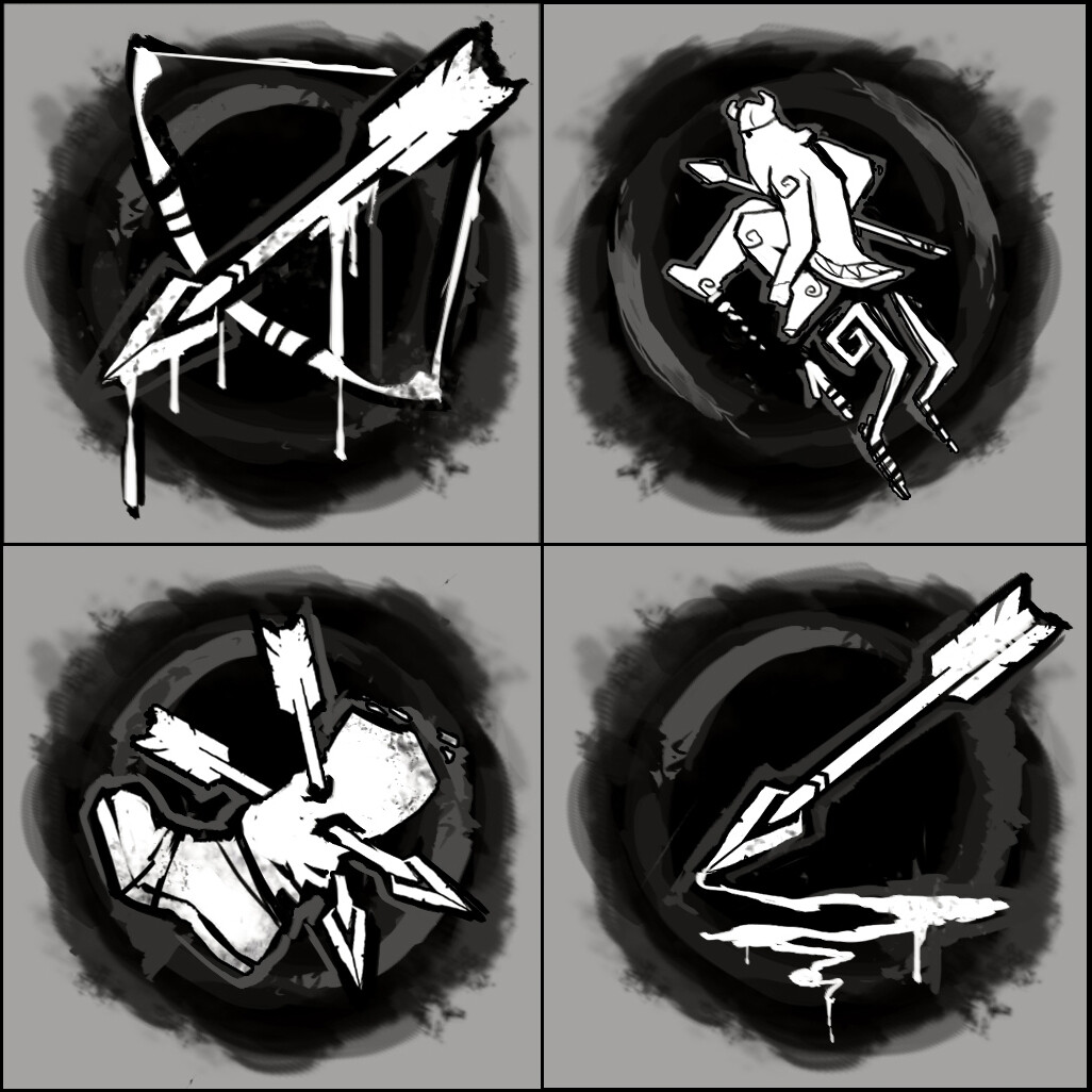 ArtStation - Grayscale style icons