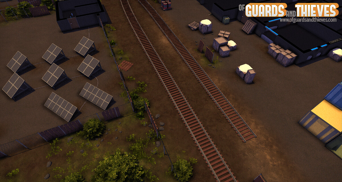 ArtStation - Of Guards and Thieves - River City map , Sandbox game mode ...