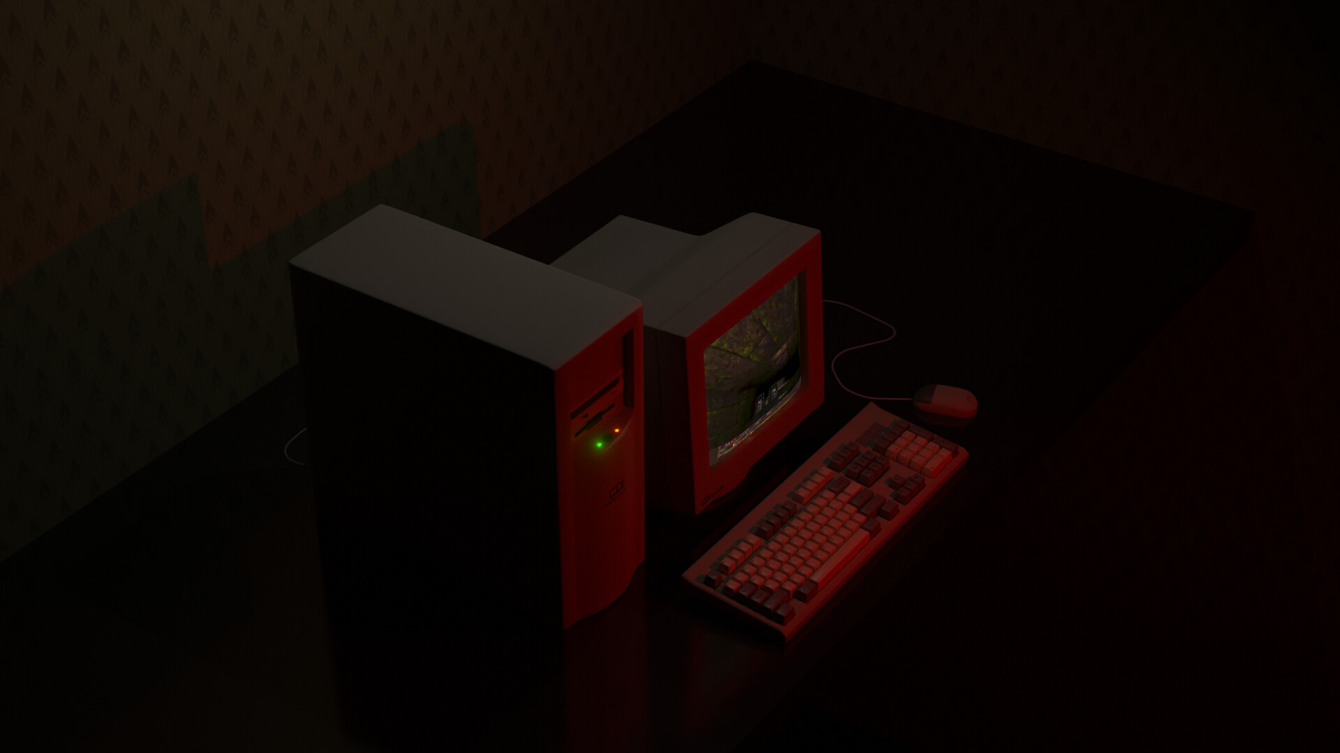 ArtStation - 90s Gaming PC - Hard Surface Prop Modelling
