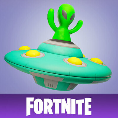 ArtStation - Fortnite - Alien Welcome Party Props
