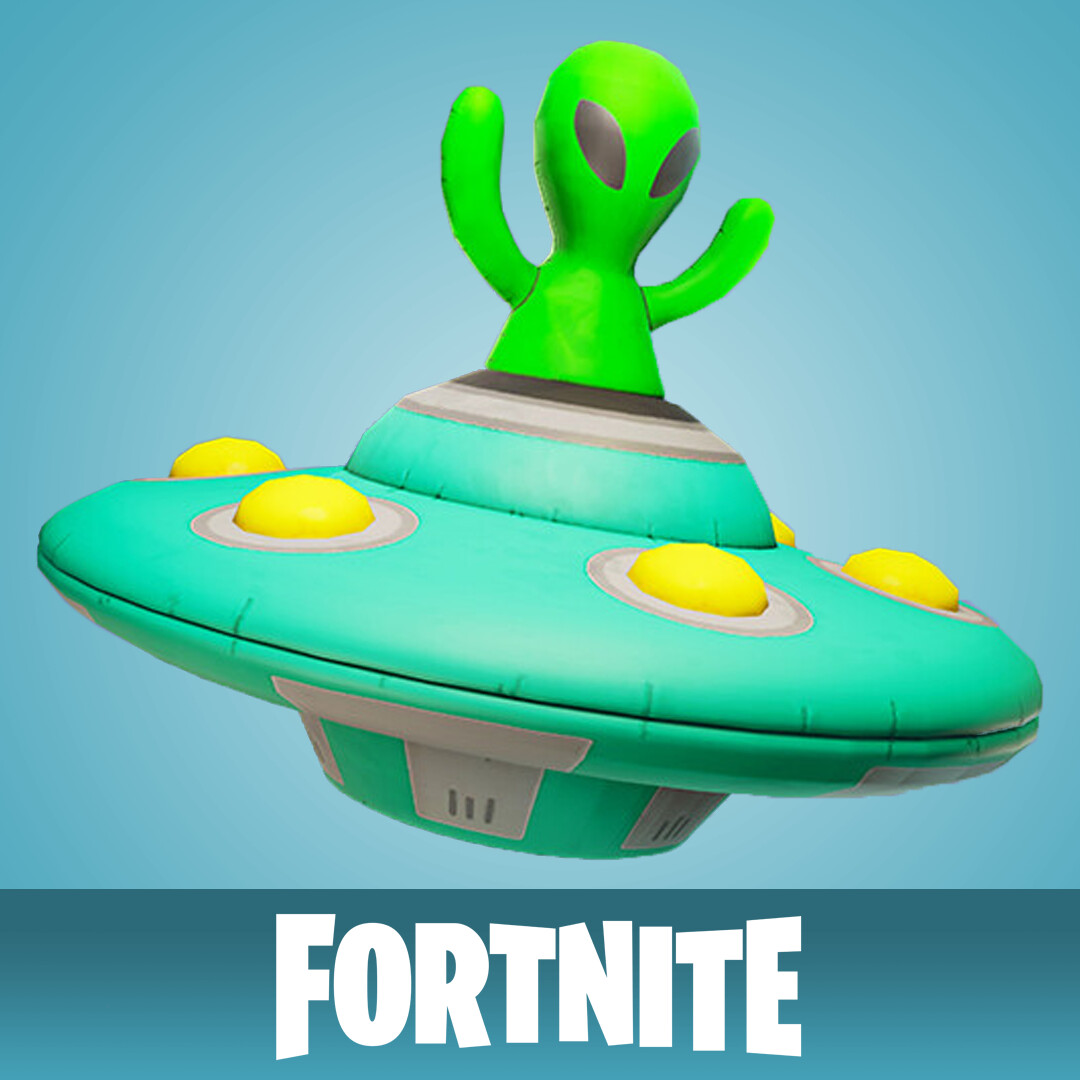 ArtStation - Fortnite - Alien Welcome Party Props - Alien Inflatable
