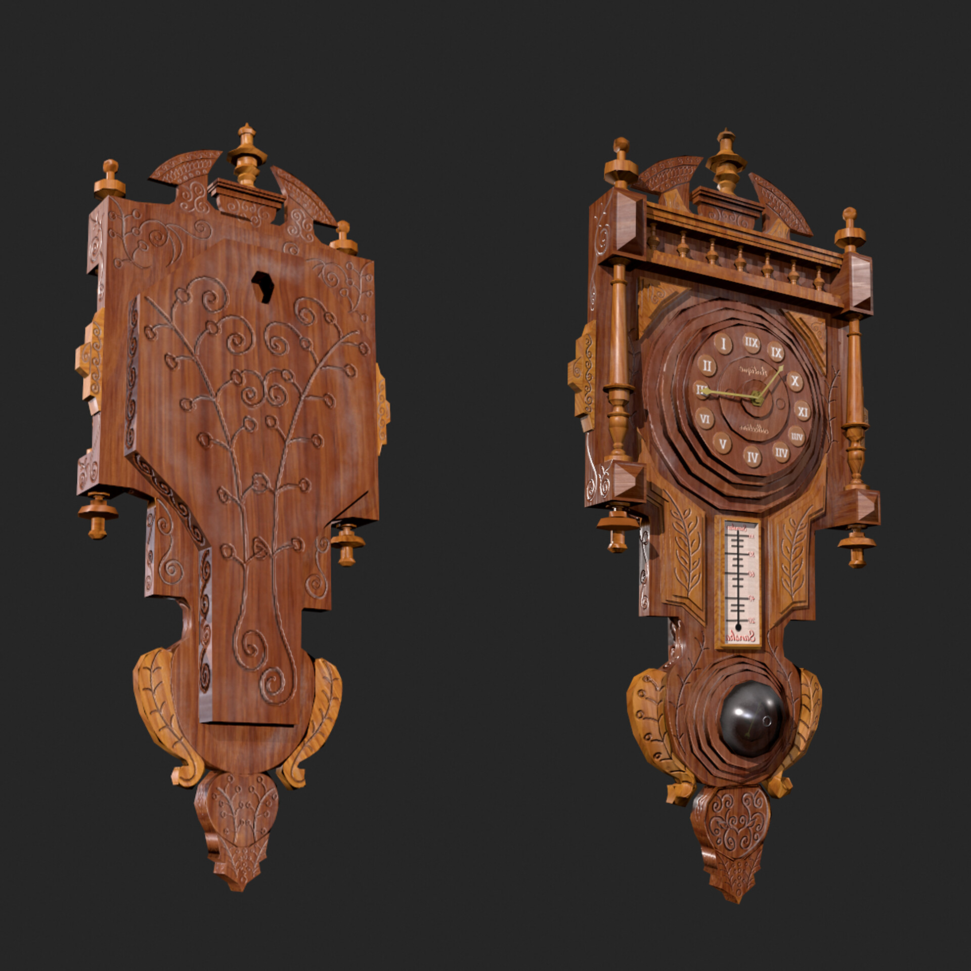 ArtStation - Antique clock