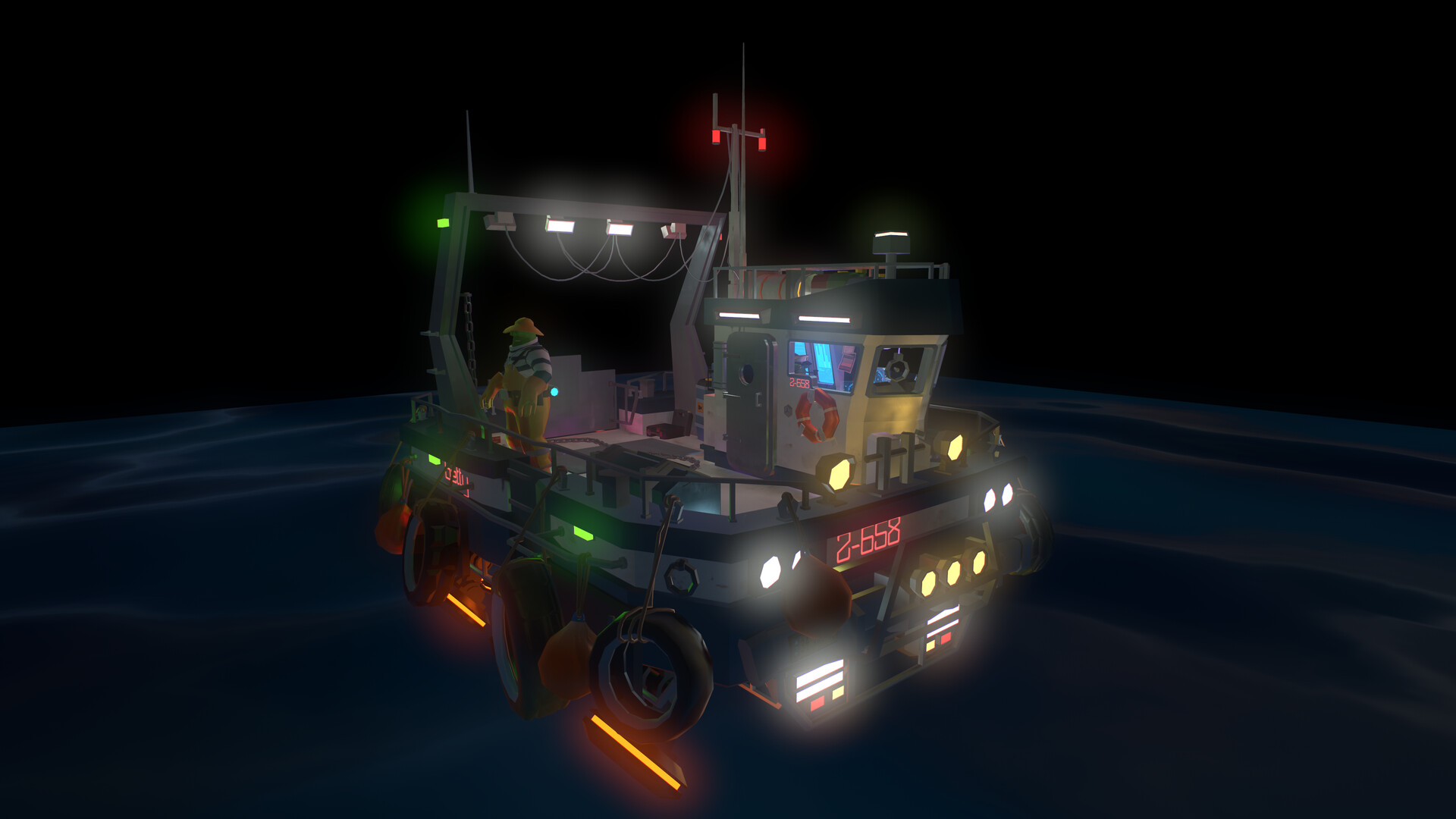 ArtStation - Alien boat