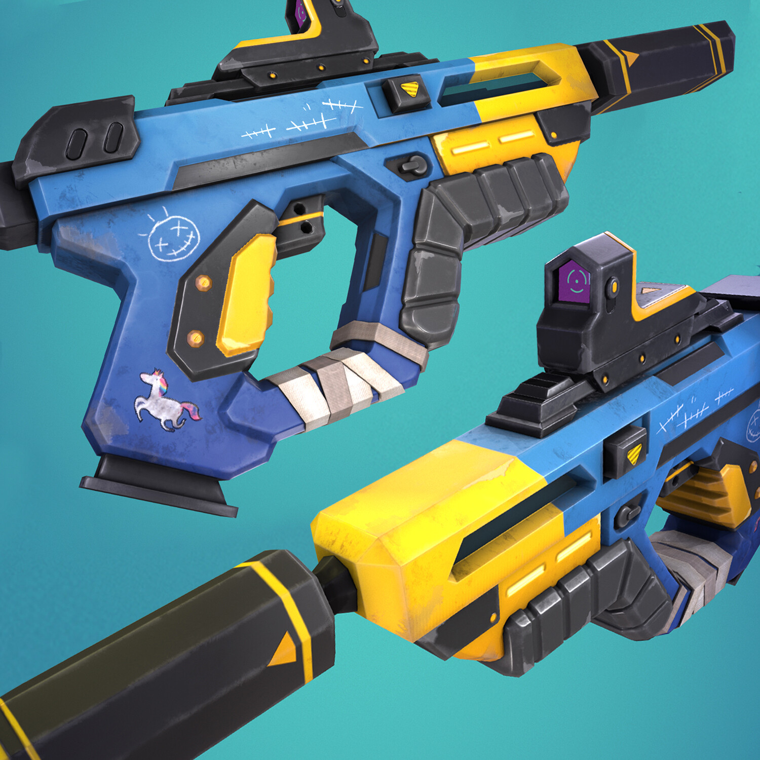 ArtStation - Sci-Fi Handgun