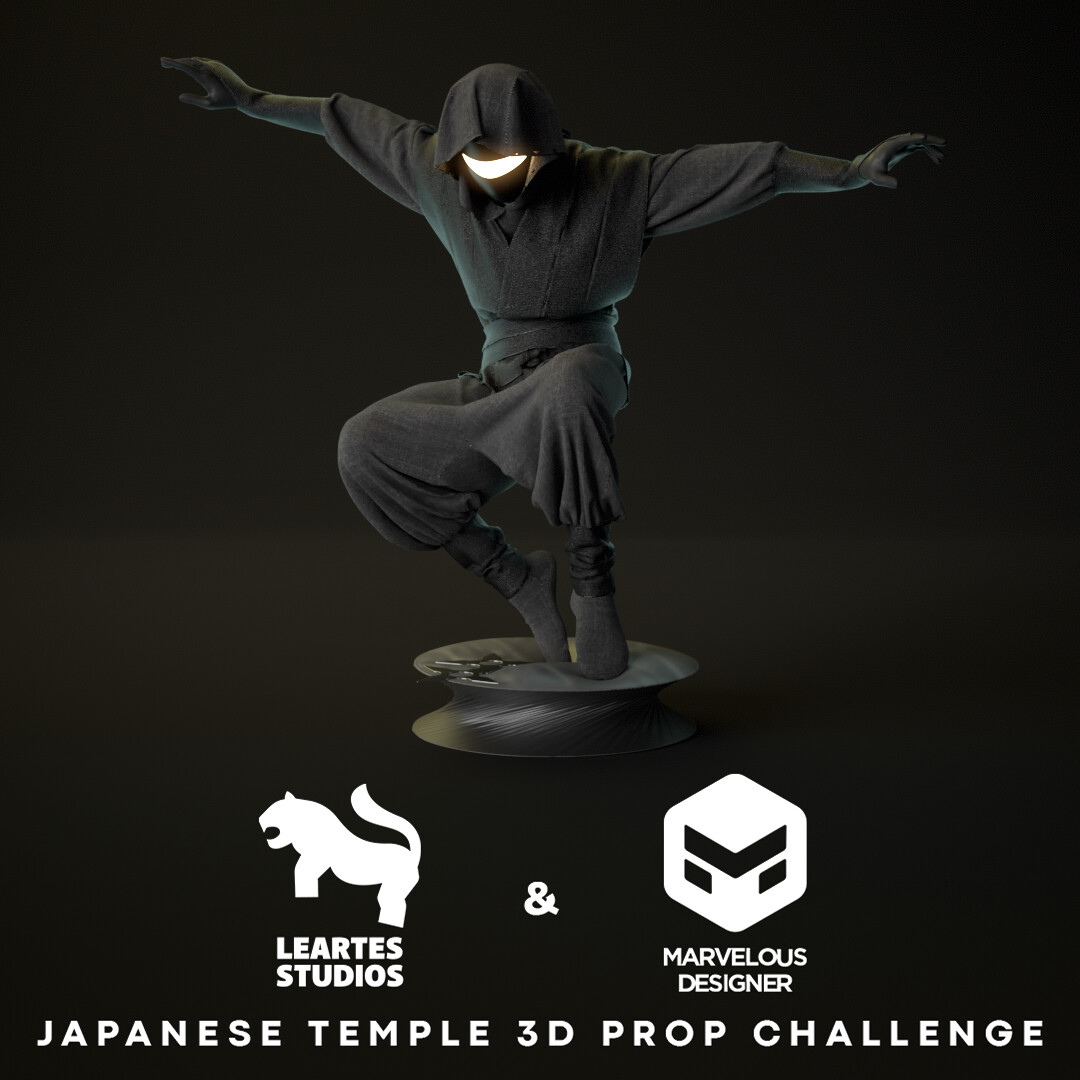 ArtStation - Luminous Ninja Figure