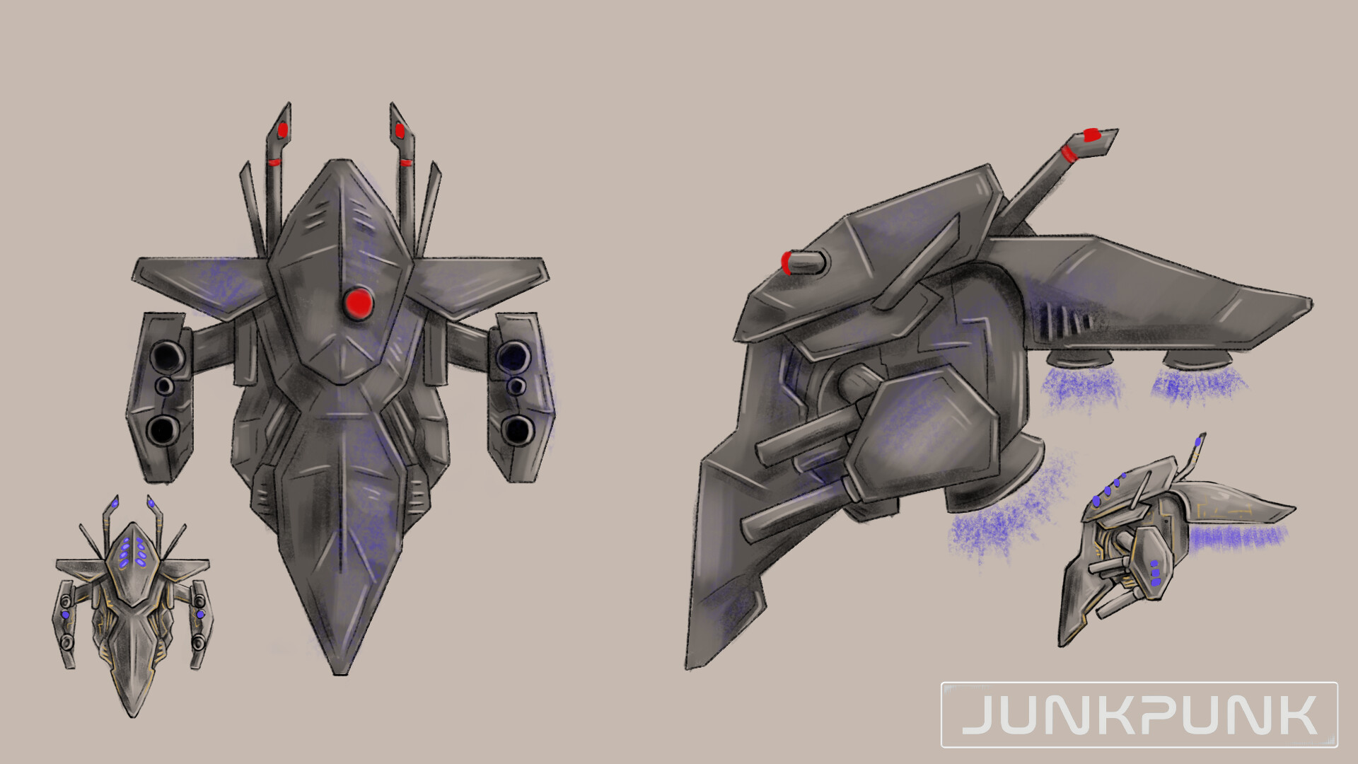 ArtStation - JunkPunk game concepts