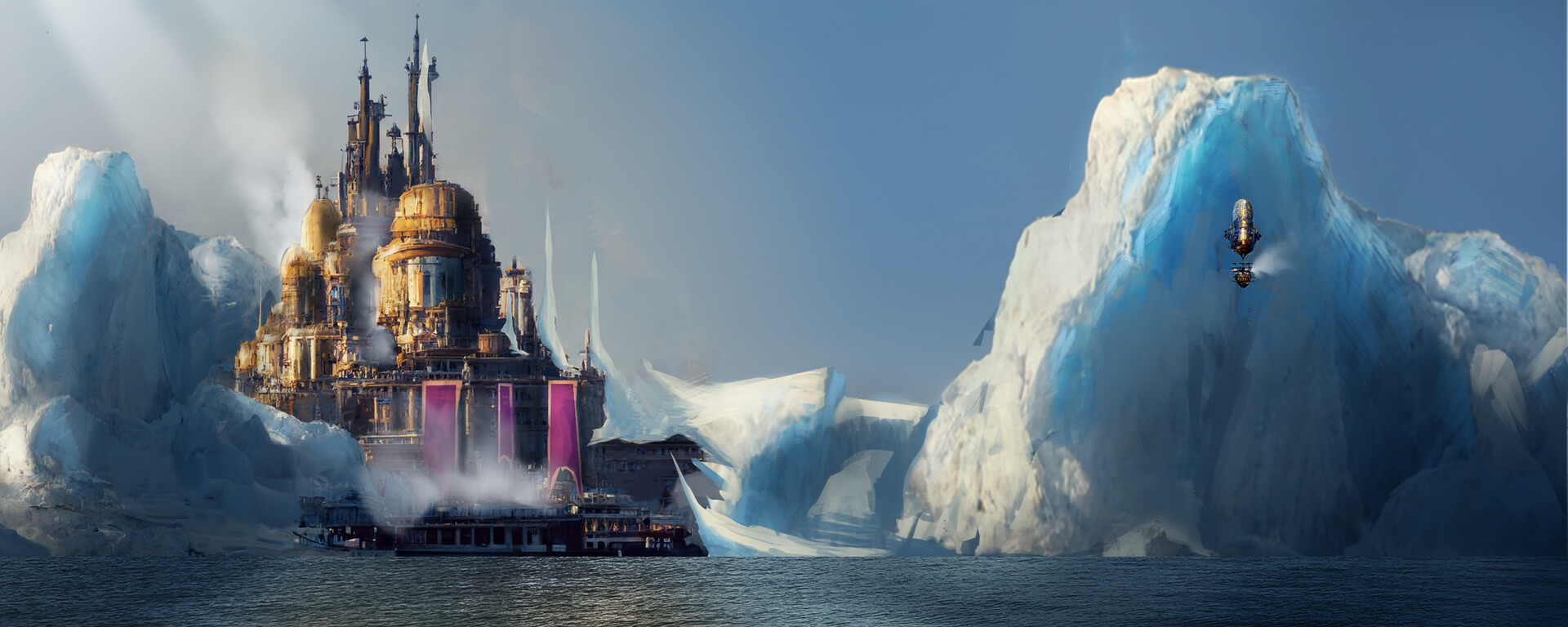ArtStation - Steampunk ice age