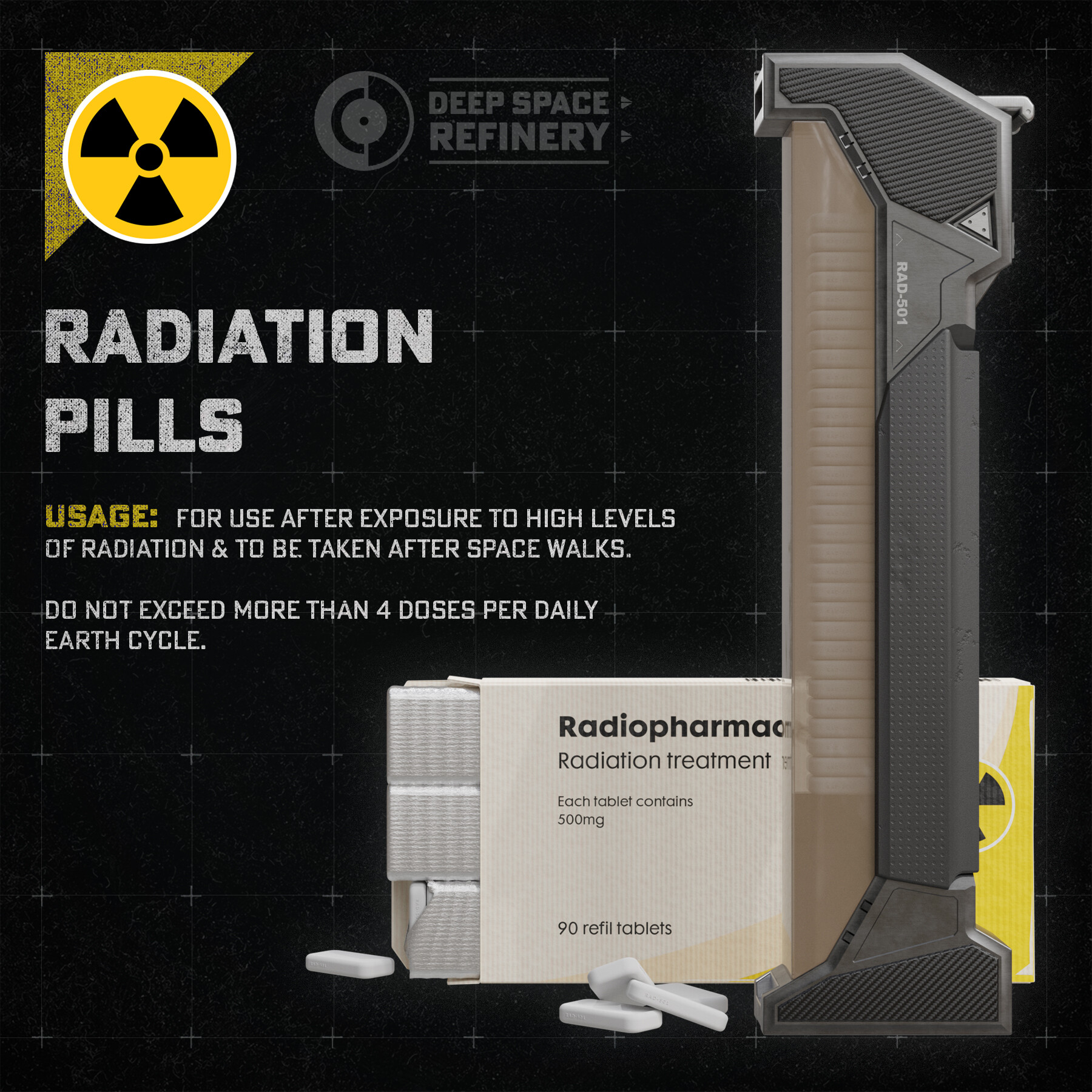 ArtStation - Radiation pills