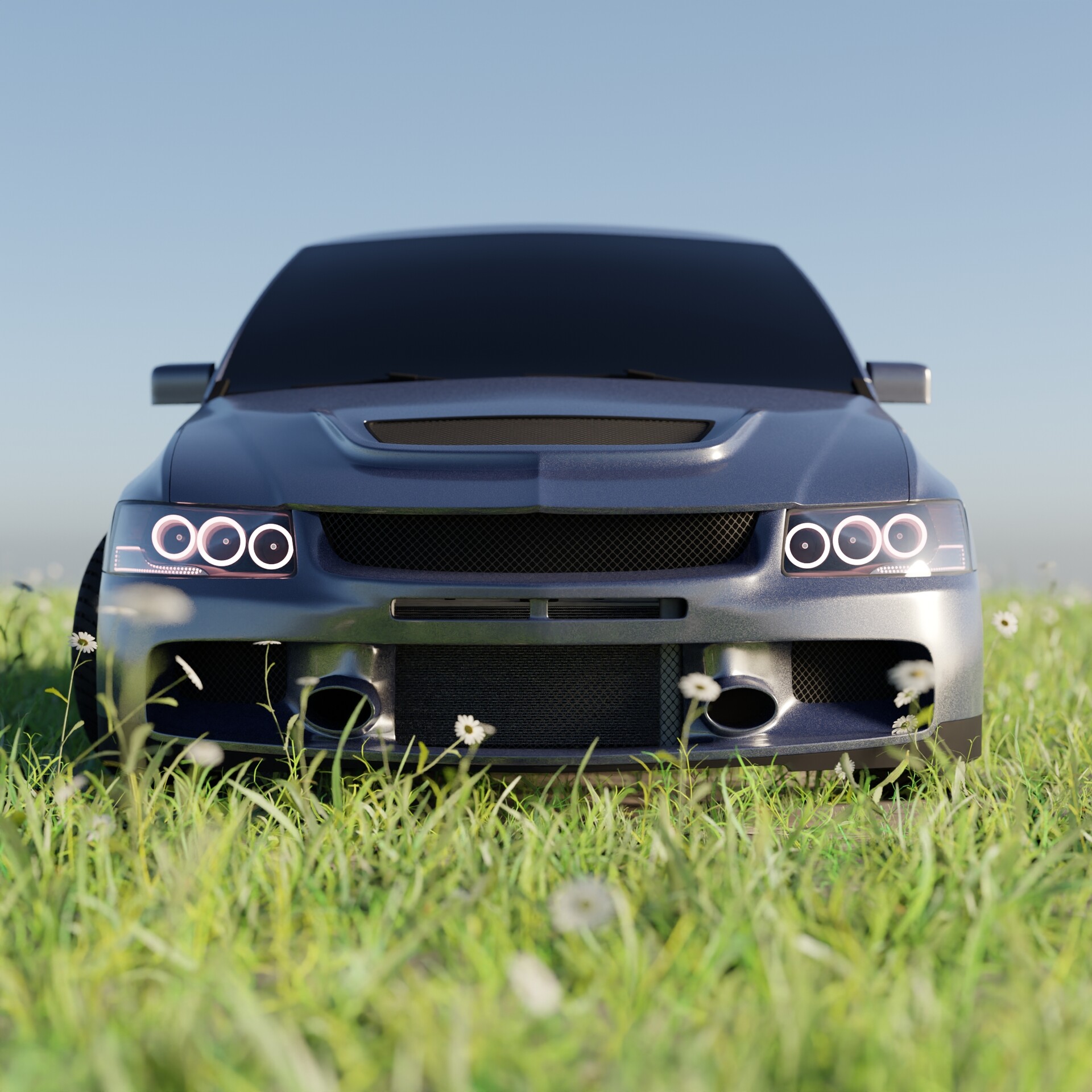 ArtStation - [2022] Mitsubishi Evo 9