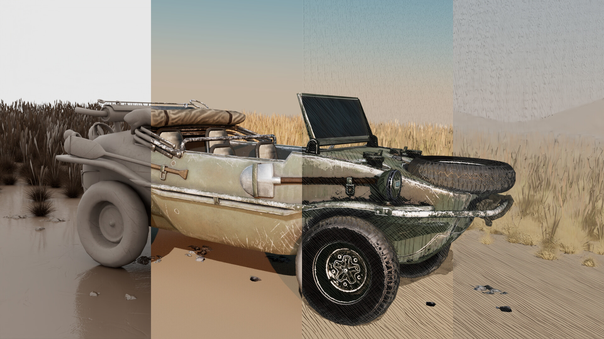 ArtStation - NPR Concept Art Rendering with RenderMan Stylized Looks ...