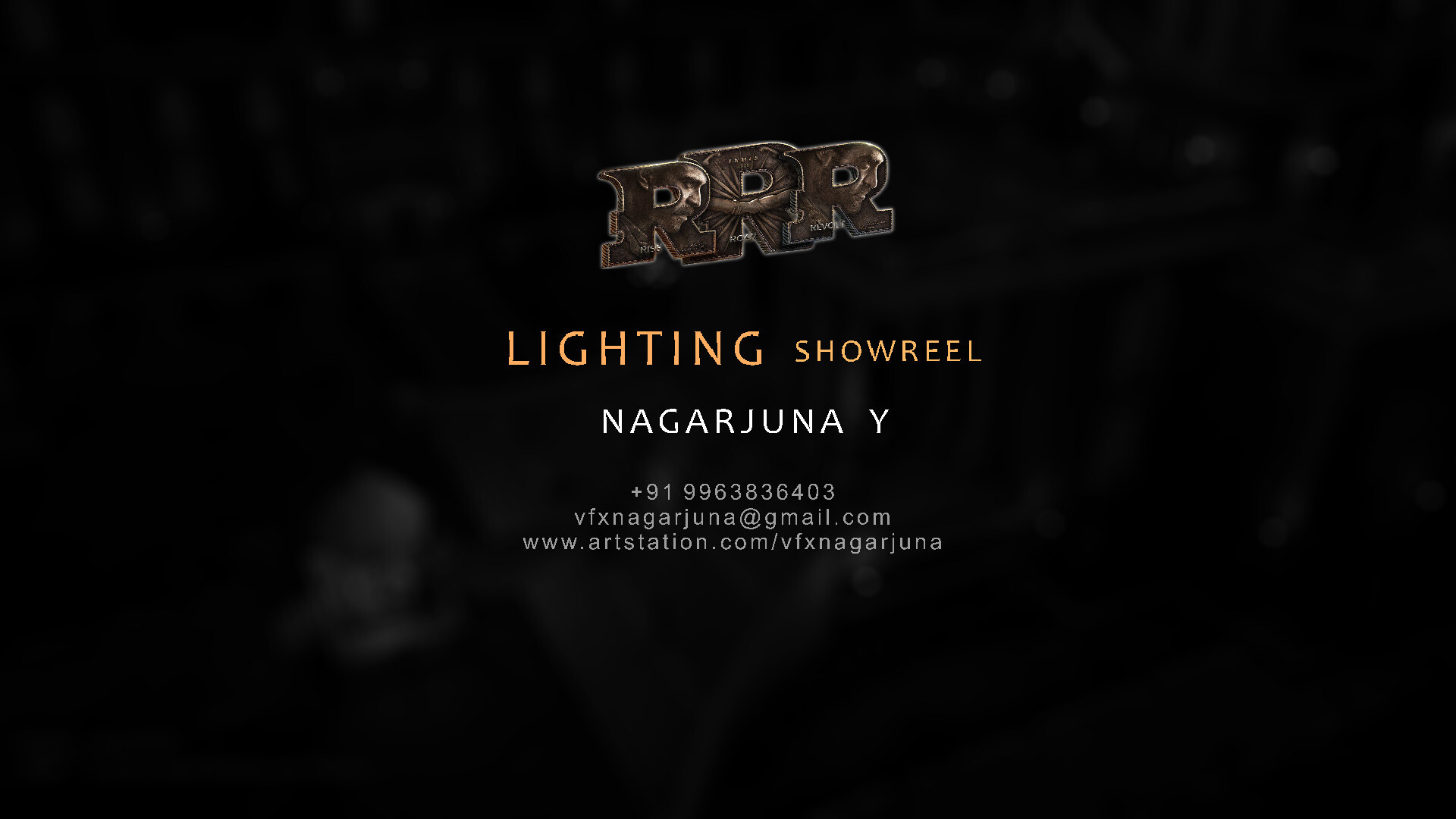 ArtStation - RRR Lighting ShowReel -2022