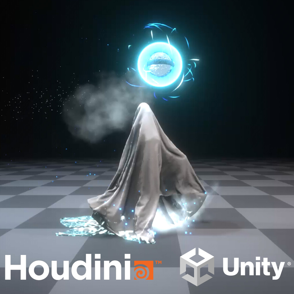 ArtStation - Cloth ghost Vfx