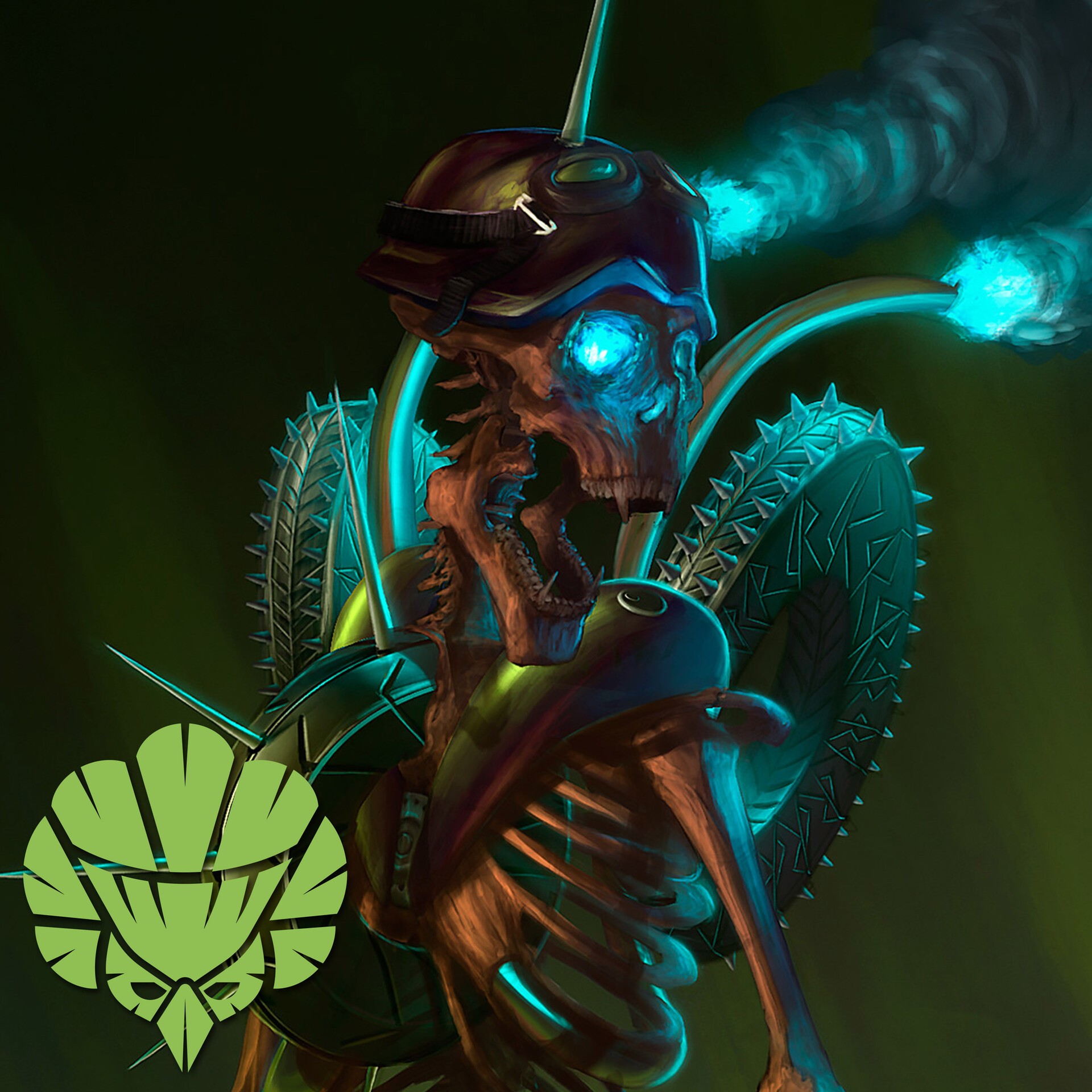 ArtStation - Skull Biker - Character Design Challenge