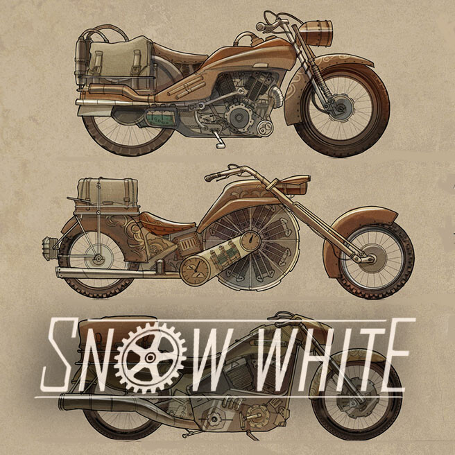 Paolina Sie - Steampunk Snow White - Props Design