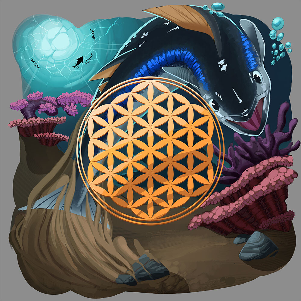 ArtStation - Flower of Life (Water Theme)