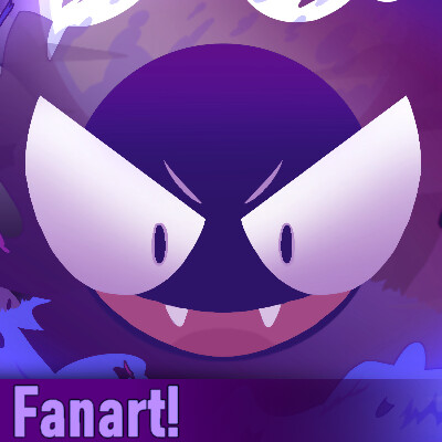 ArtStation - "Ghastly Gastly", a Pokemon Fanart