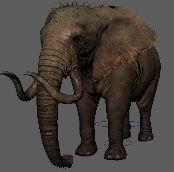 ArtStation - Advanced Elephant Rig