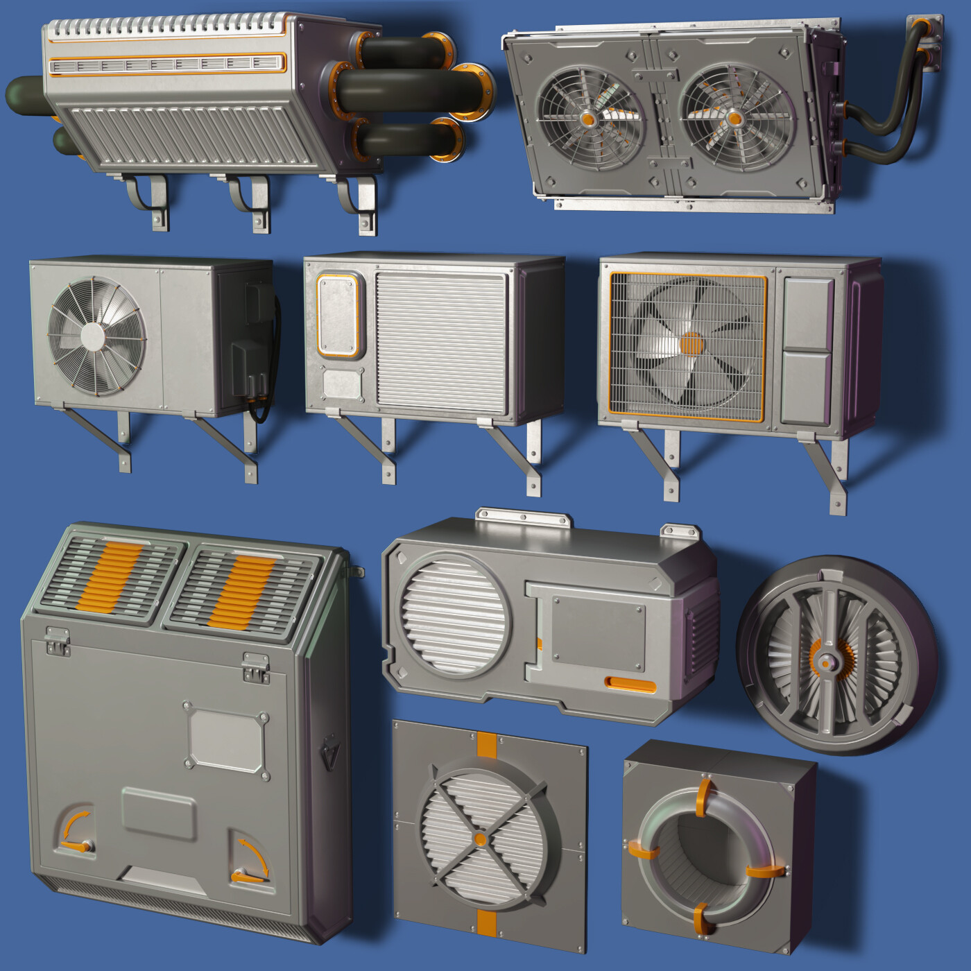ArtStation - Air Conditioner Collection 1