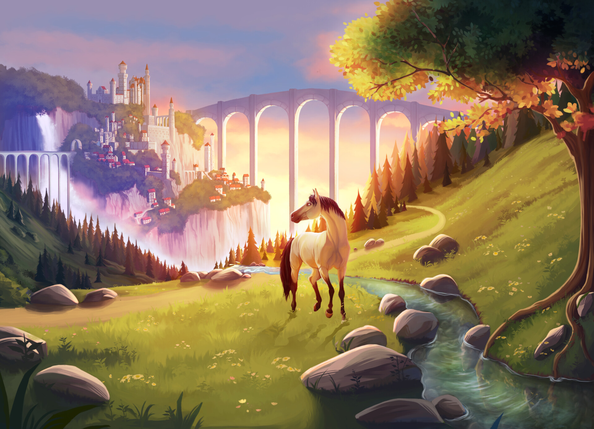 ArtStation - Fantasy Horse Illustrations