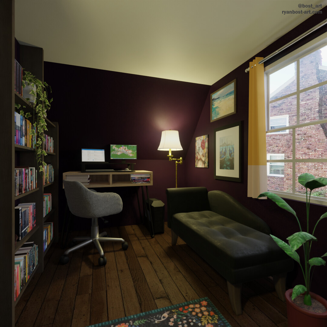 ArtStation - Home Office ArchVis