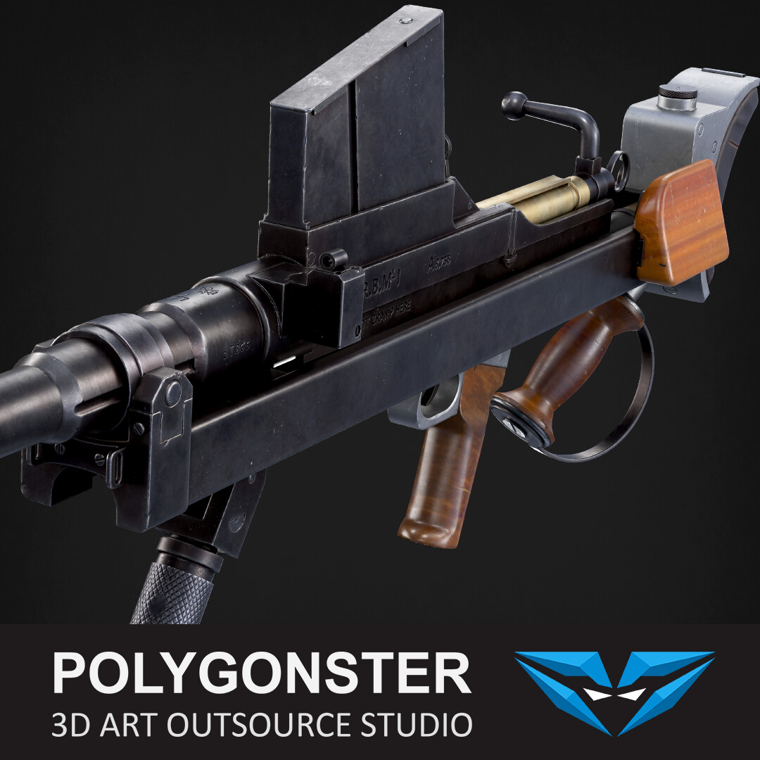 ArtStation - Boys anti-tank rifle