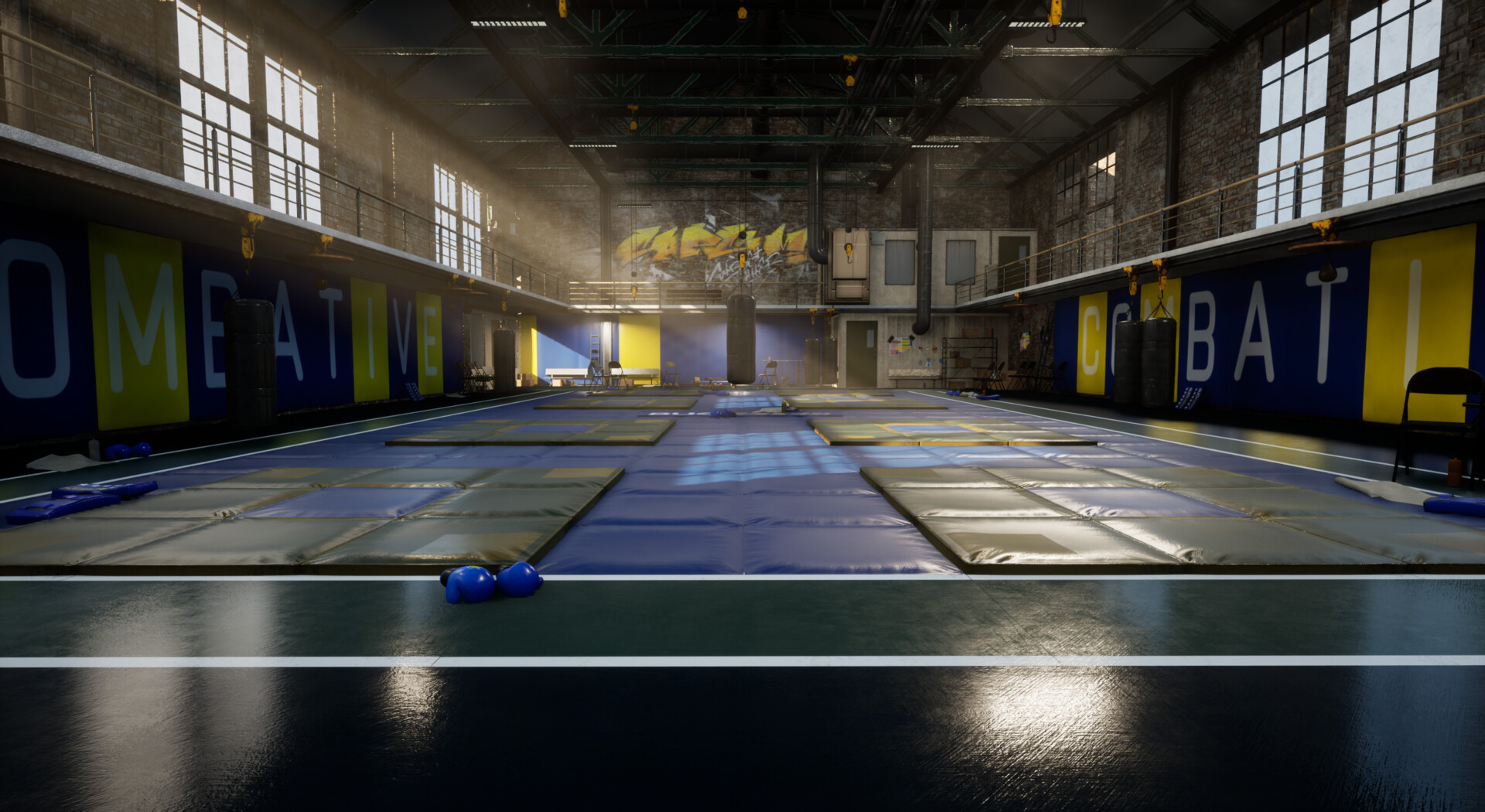 ArtStation - Buckler Gym (FANART Street Fighter 6)