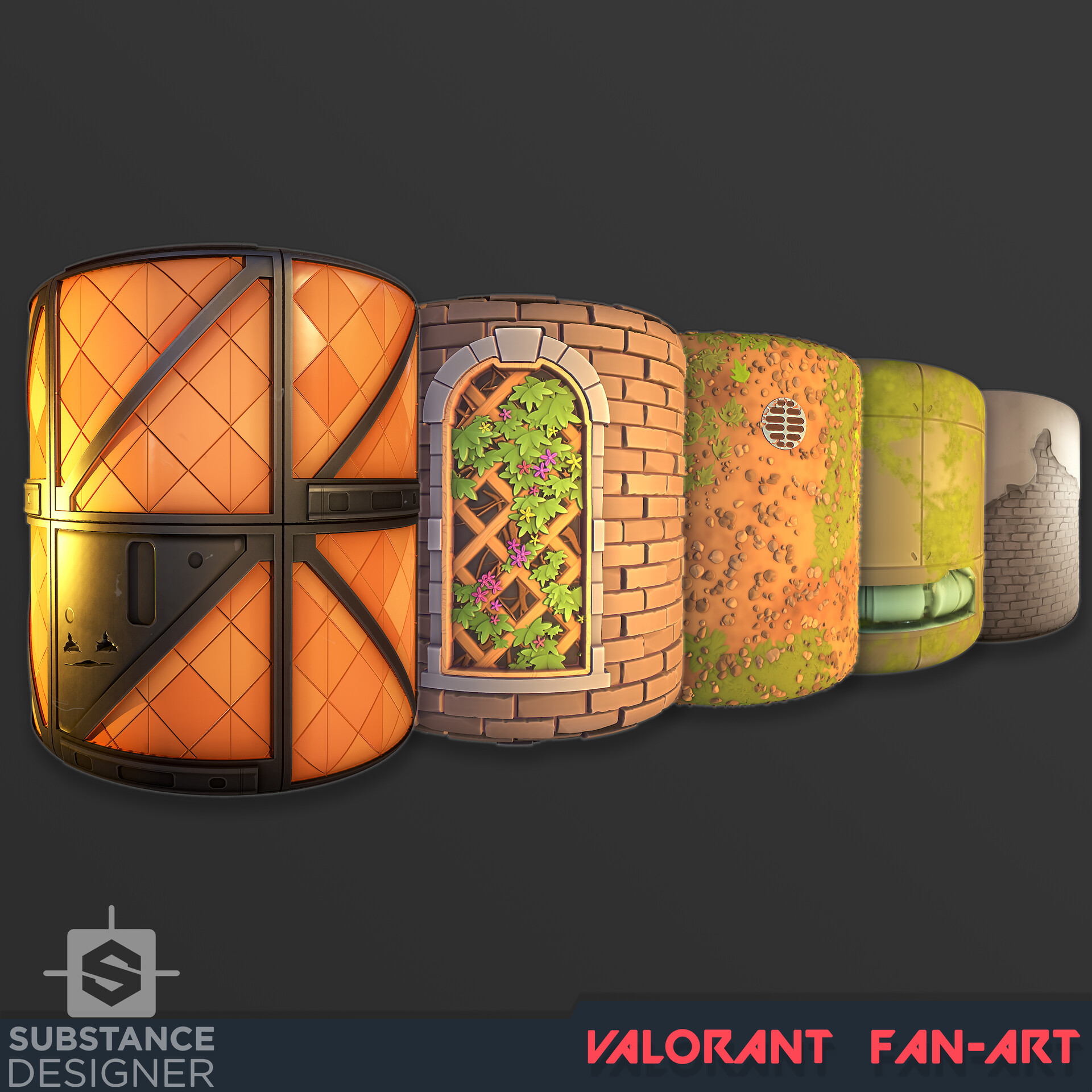 ArtStation - Valorant Textures Fan Art